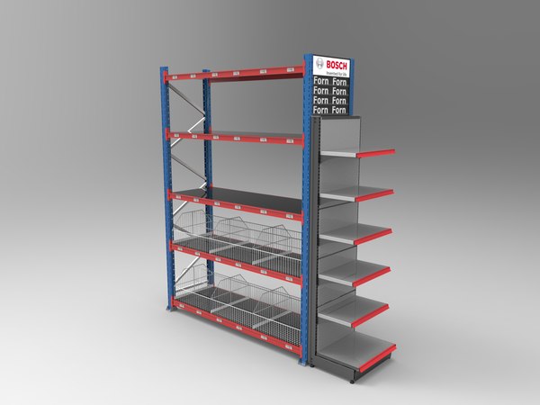 Small Warehouse Rack Storage shelves 3D model - TurboSquid 1900332