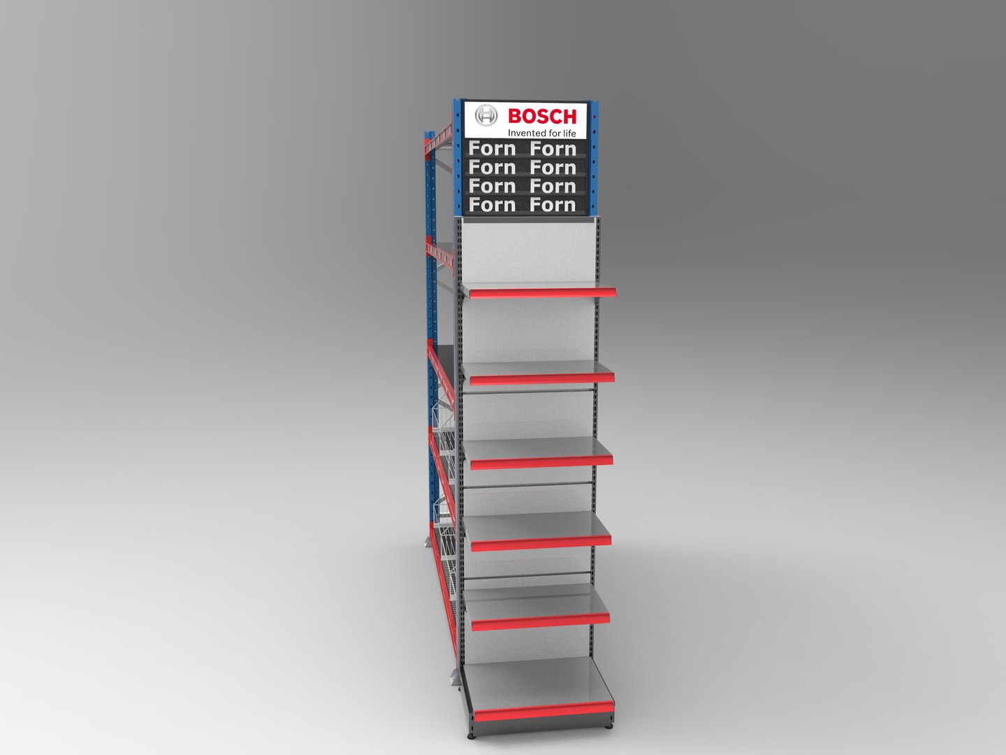 Small Warehouse Rack Storage Shelves 3D Model - TurboSquid 1900332
