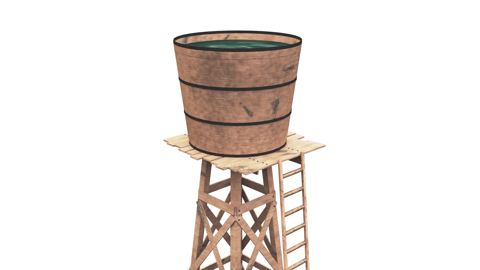 3D Water Tank Collection Model - TurboSquid 2010447