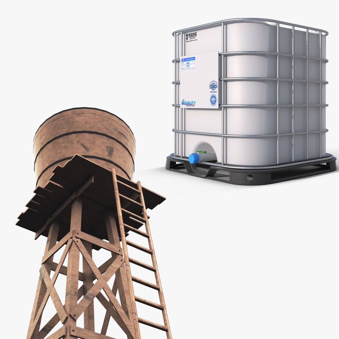 3D Water Tank Collection model - TurboSquid 2010447