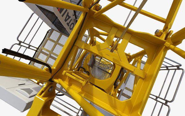 Tower Crane Potain MD 509 M20 3D model - TurboSquid 1830024