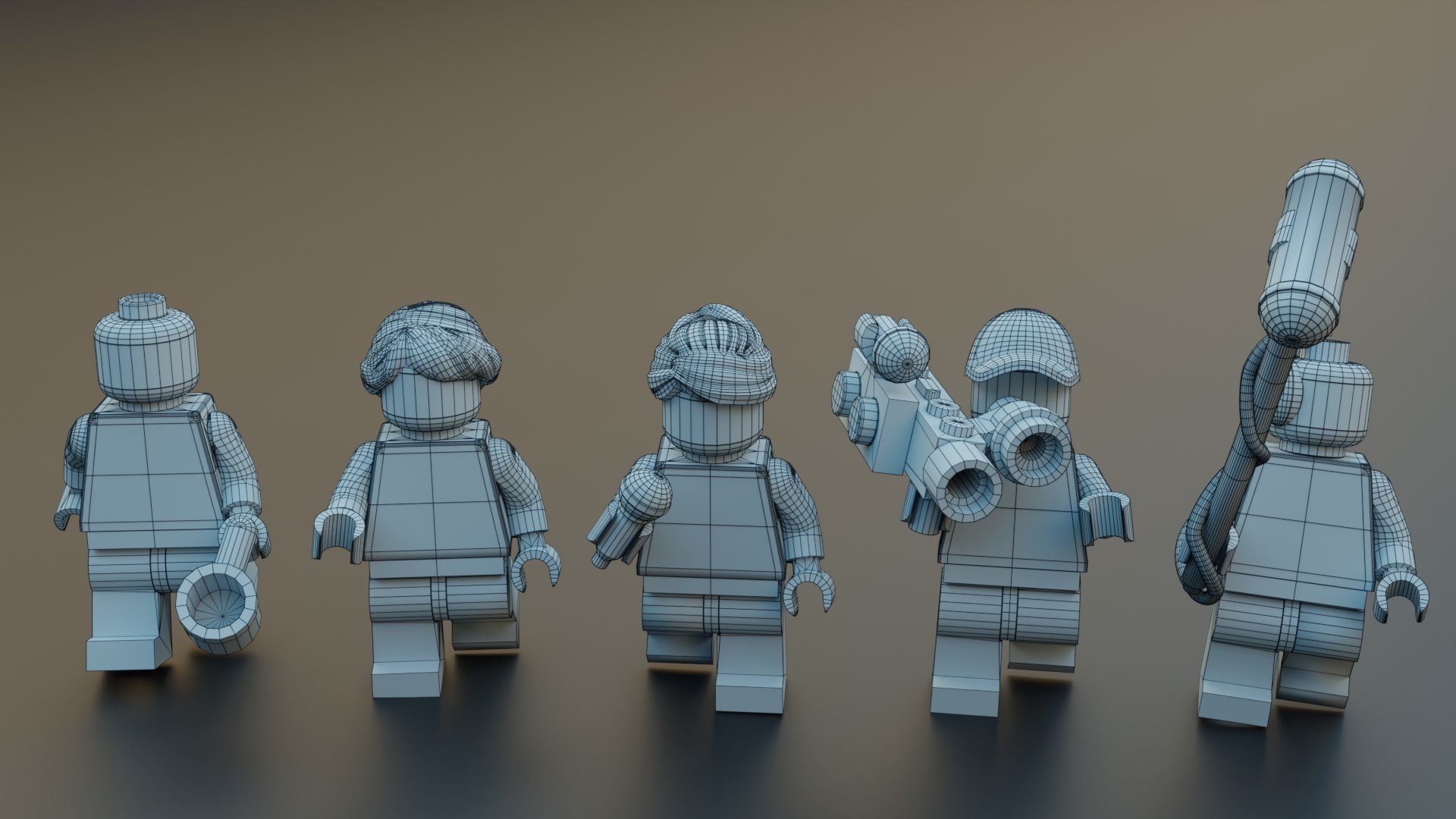 3D Lego news crew reporters - TurboSquid 1833522