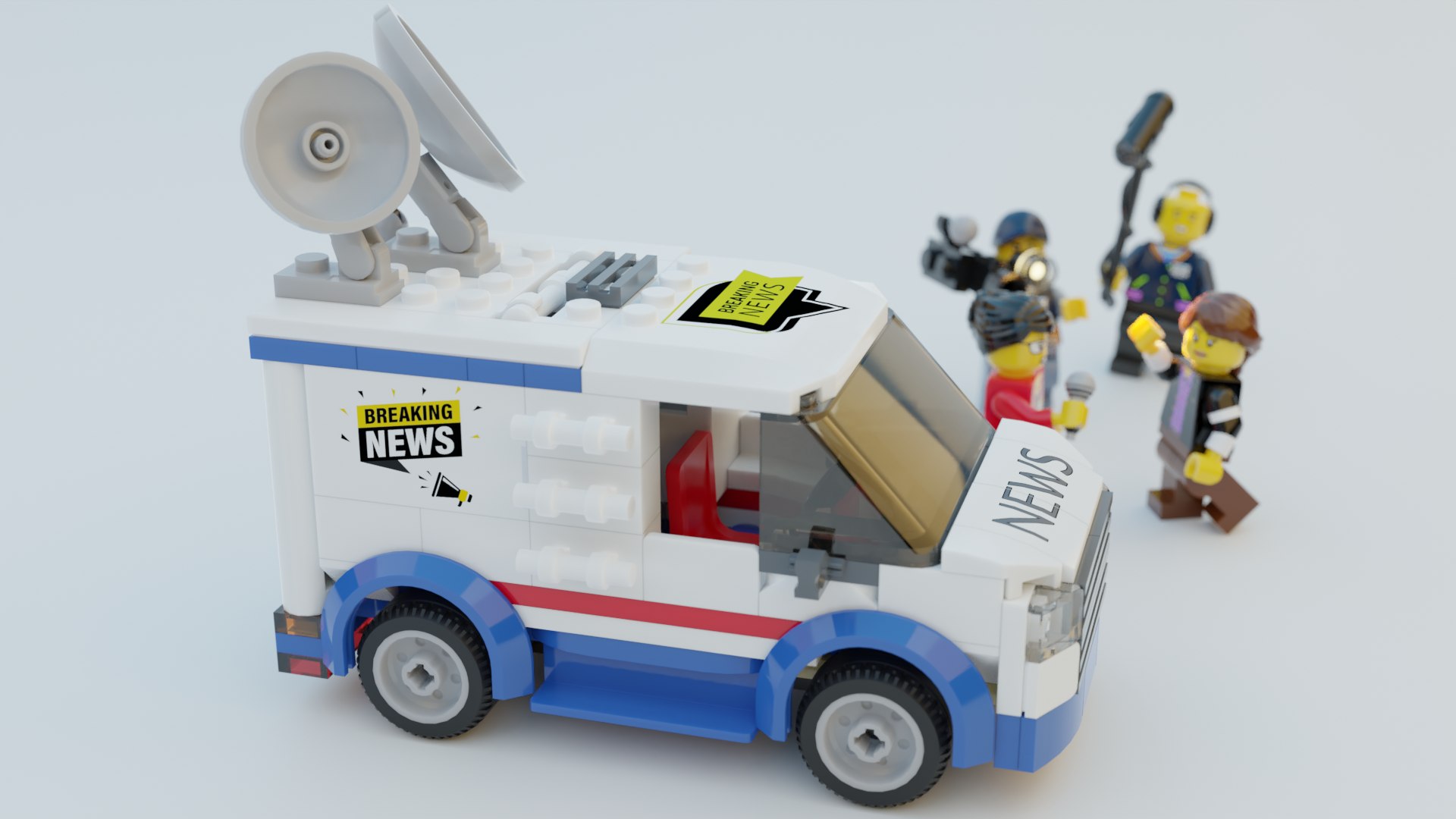 3D Lego News Crew Reporters - TurboSquid 1833522