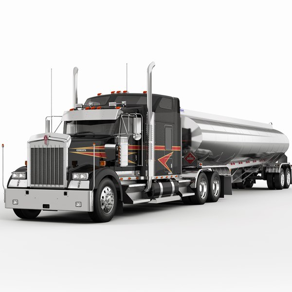 肯沃斯W900油箱3D模型 - TurboSquid 760471