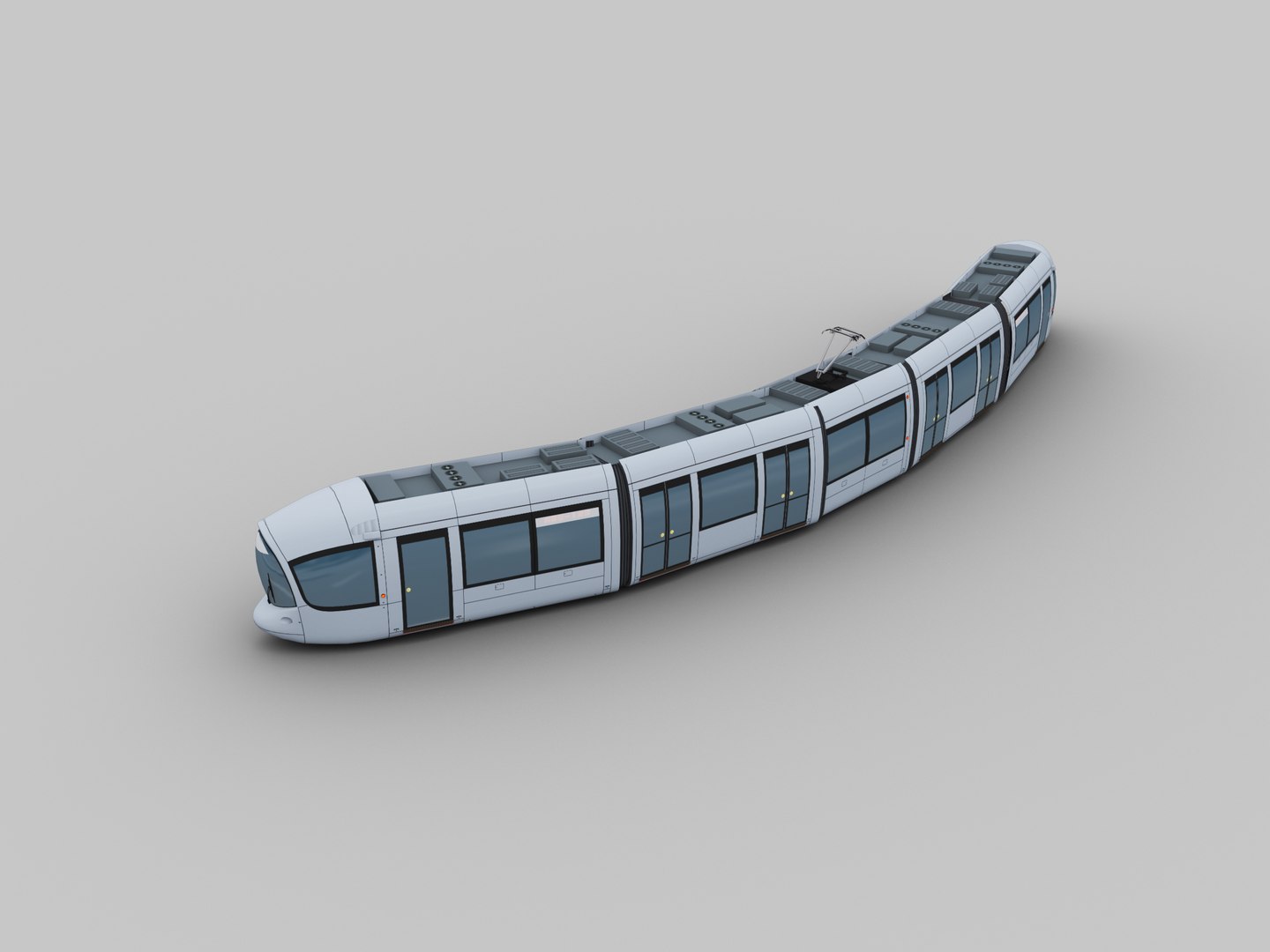 Lyon Tram Lowpoly Model - TurboSquid 1860625