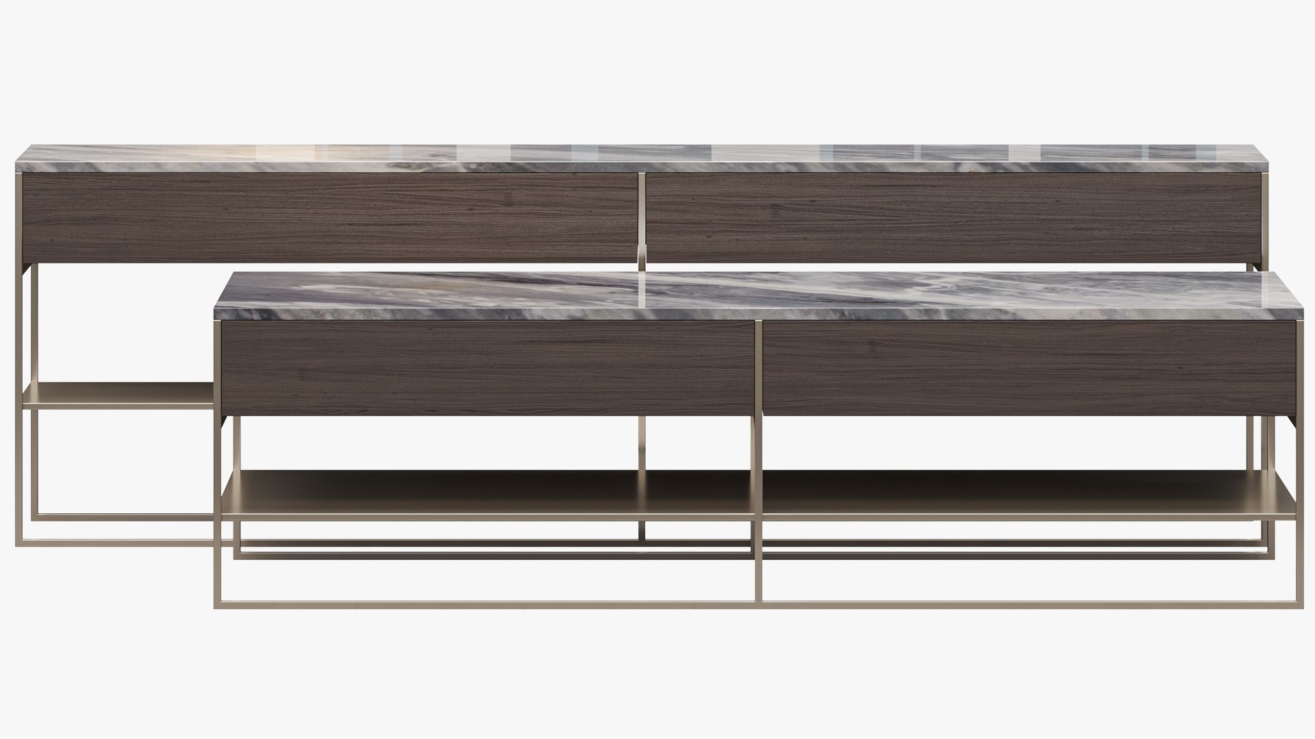 The Calder Bronze Console By MINOTTI 3D Model - TurboSquid 2008099