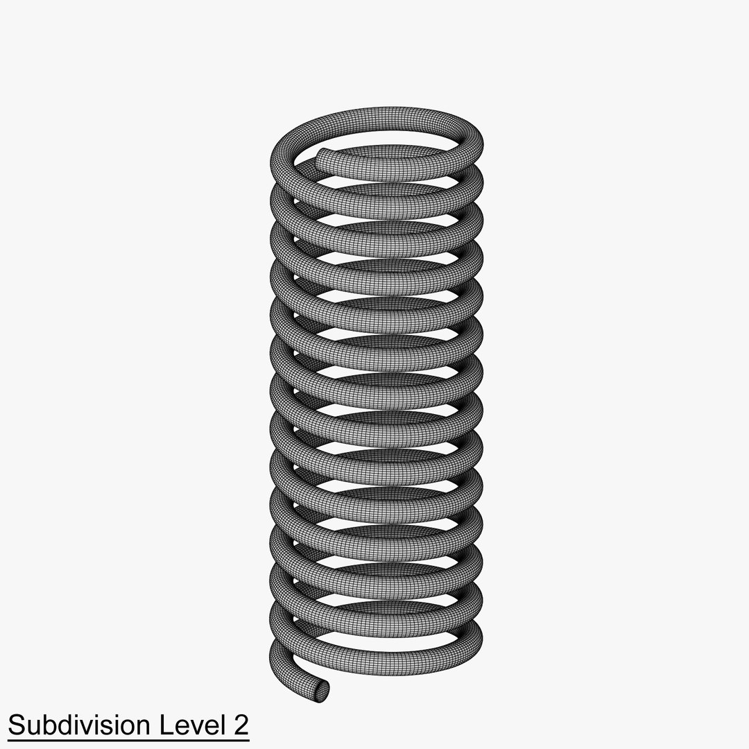 3D Metal Spring 01 - - TurboSquid 1421676
