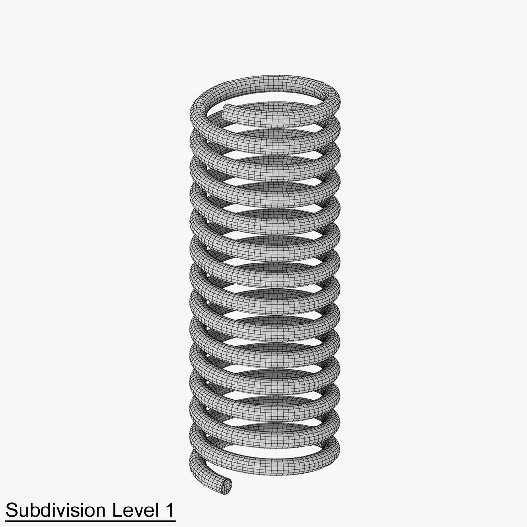 3D Metal Spring 01 - - TurboSquid 1421676