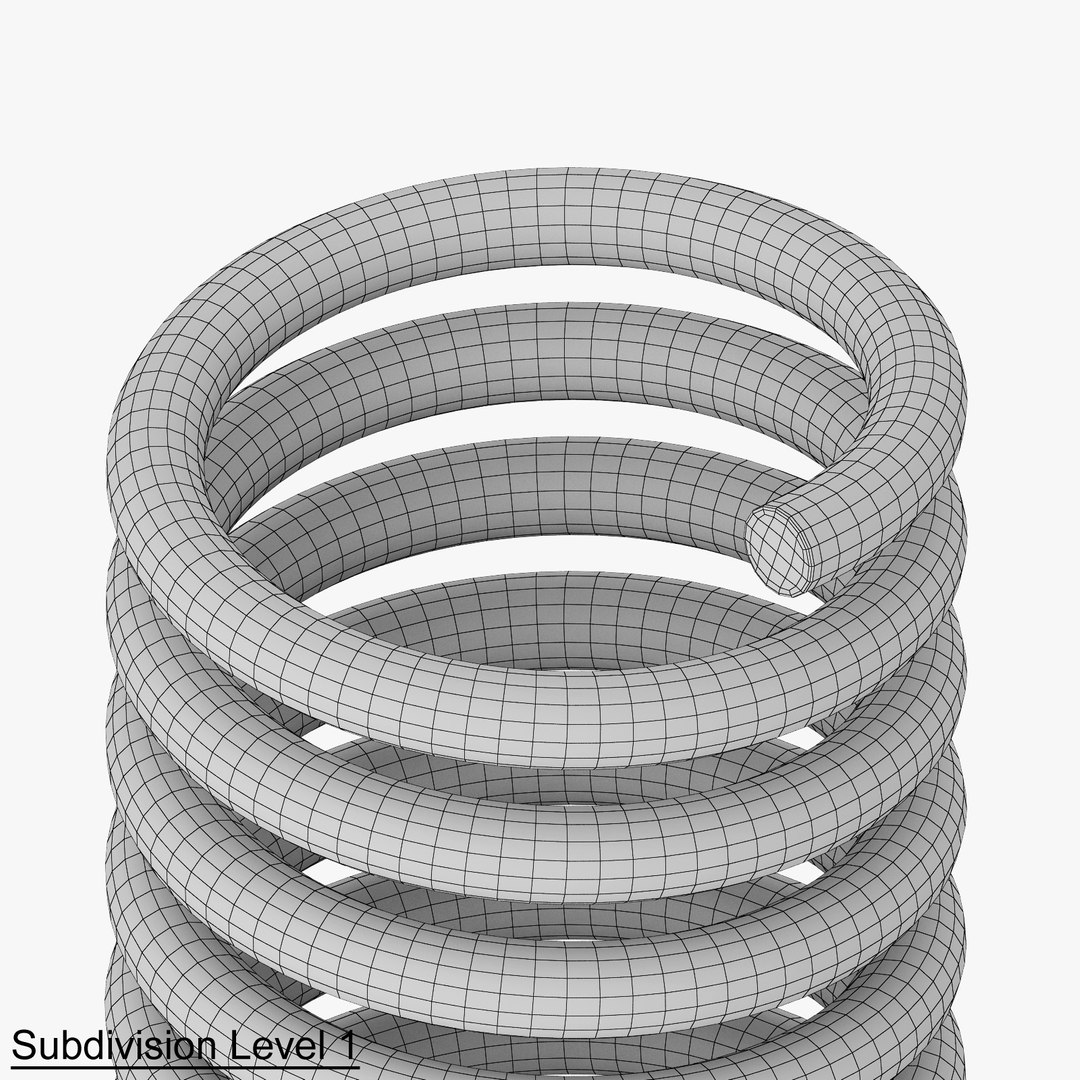 3D Metal Spring 01 - - TurboSquid 1421676