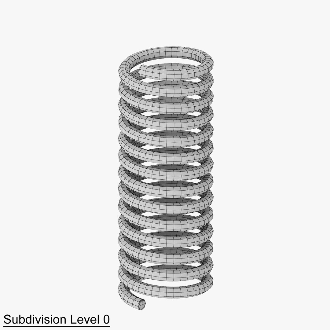3D Metal Spring 01 - - TurboSquid 1421676