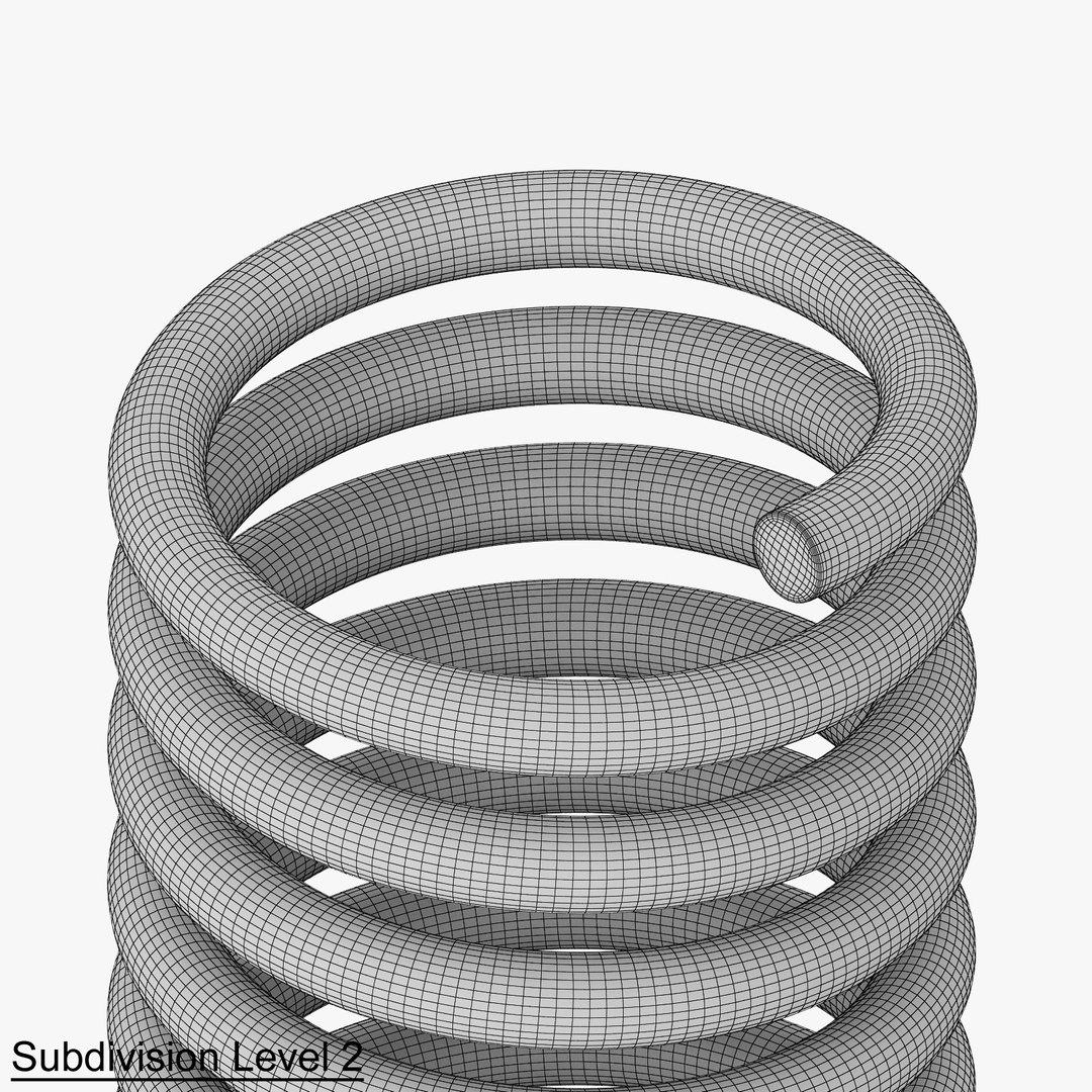 3D Metal Spring 01 - - TurboSquid 1421676