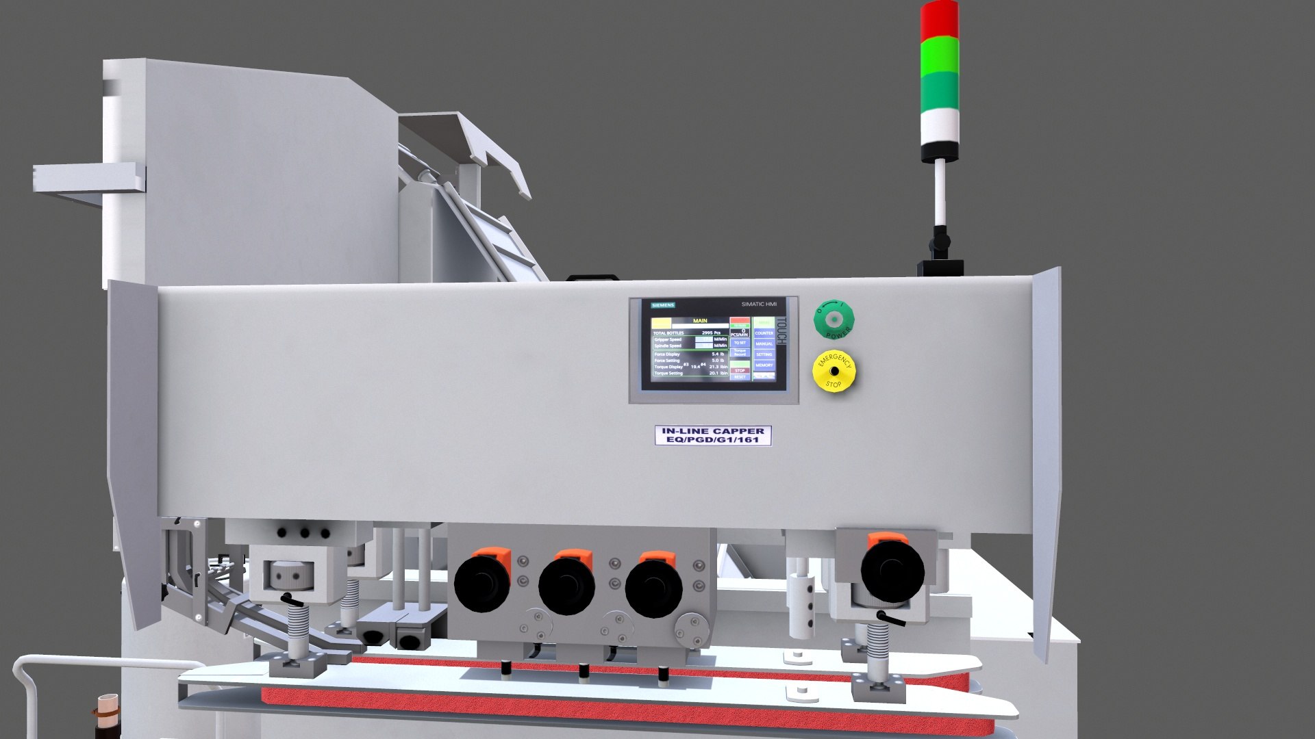 Capping Machine 3D Model - TurboSquid 2330799