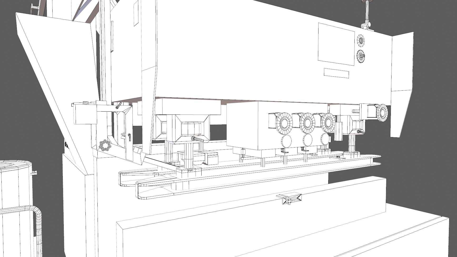 Capping Machine 3D Model - TurboSquid 2330799