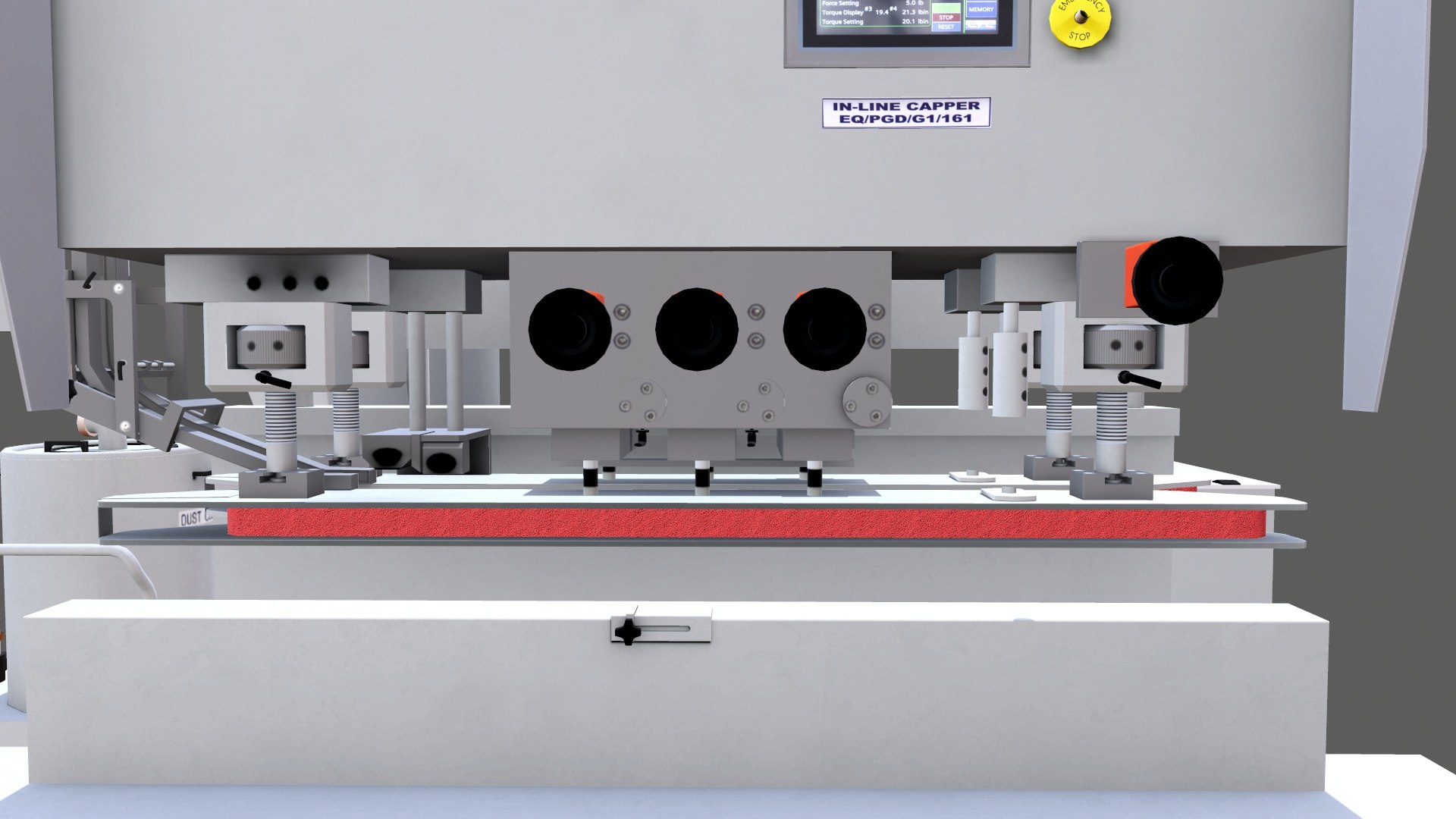 Capping Machine 3D Model - TurboSquid 2330799