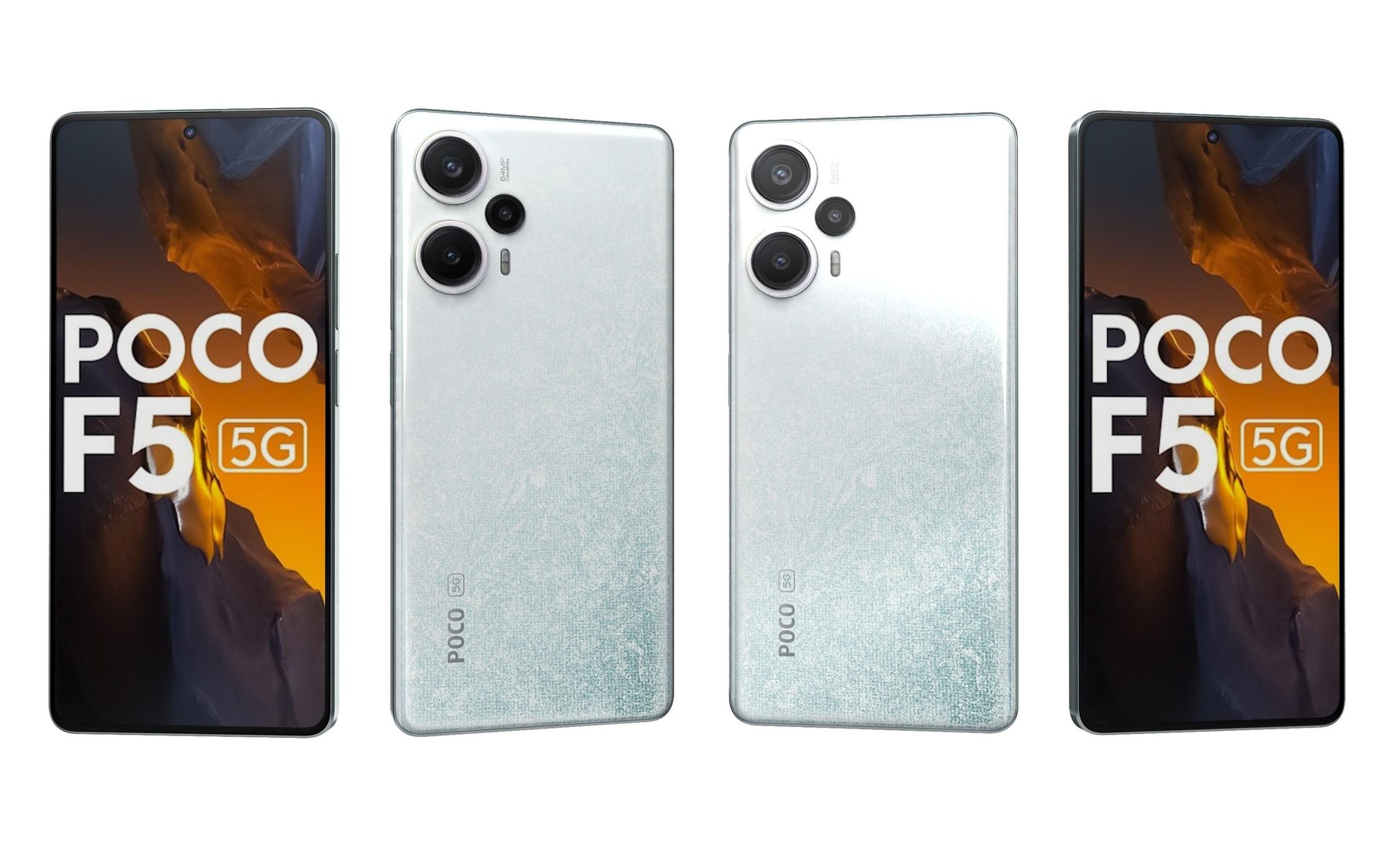 Xiaomi Poco F5 White 3D Model - TurboSquid 2082722