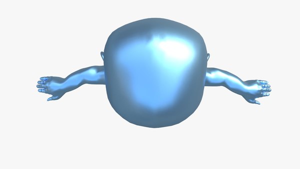 3D blue child model - TurboSquid 1668278
