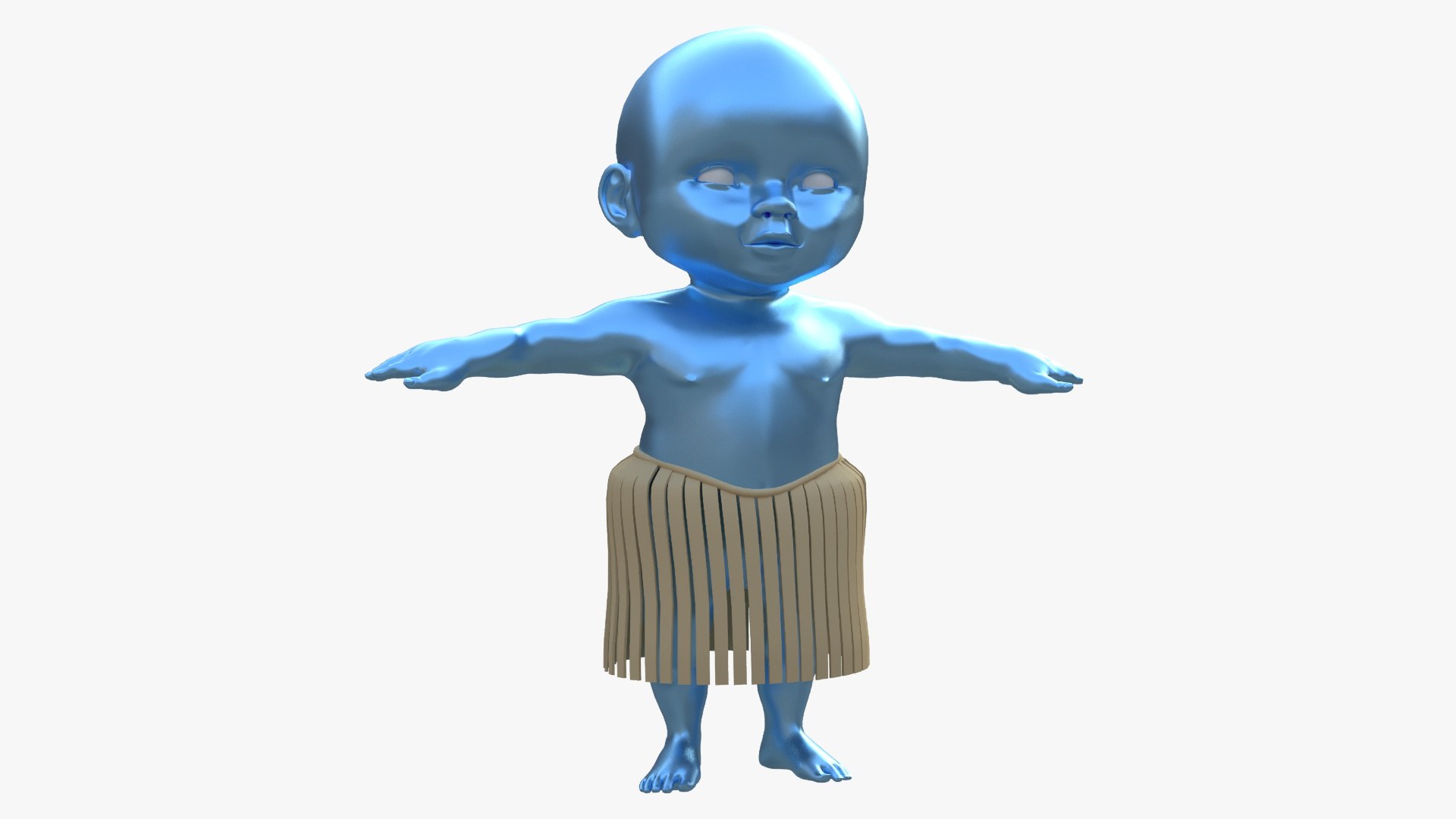 3D Blue Child Model - TurboSquid 1668278