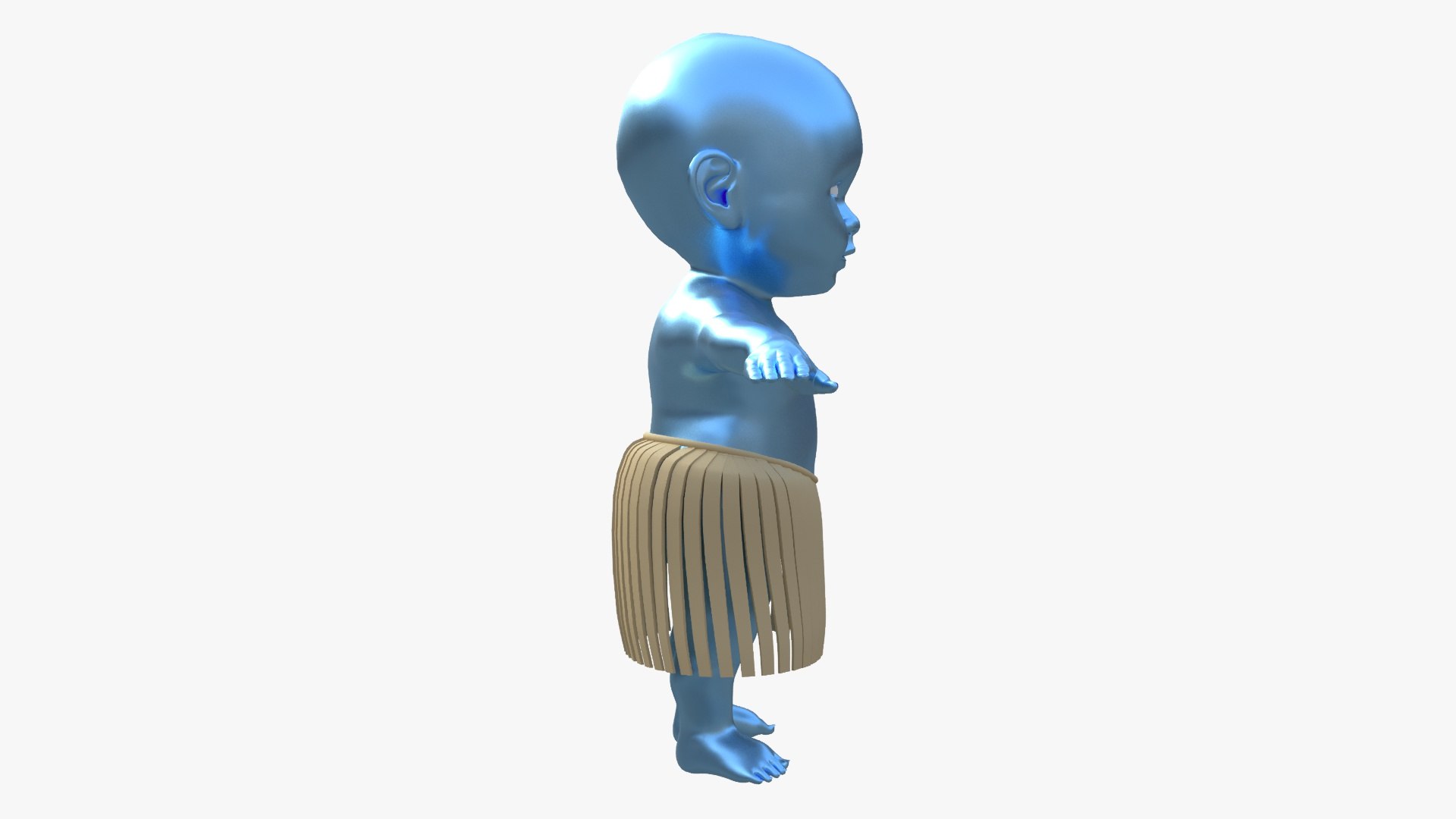 3D Blue Child Model - TurboSquid 1668278
