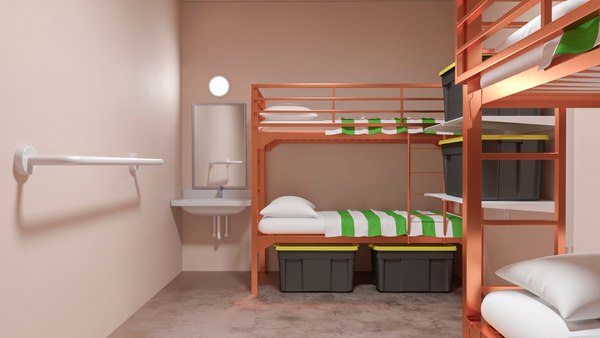 modelo 3d Interior del refugio para personas sin hogar - TurboSquid 2244950