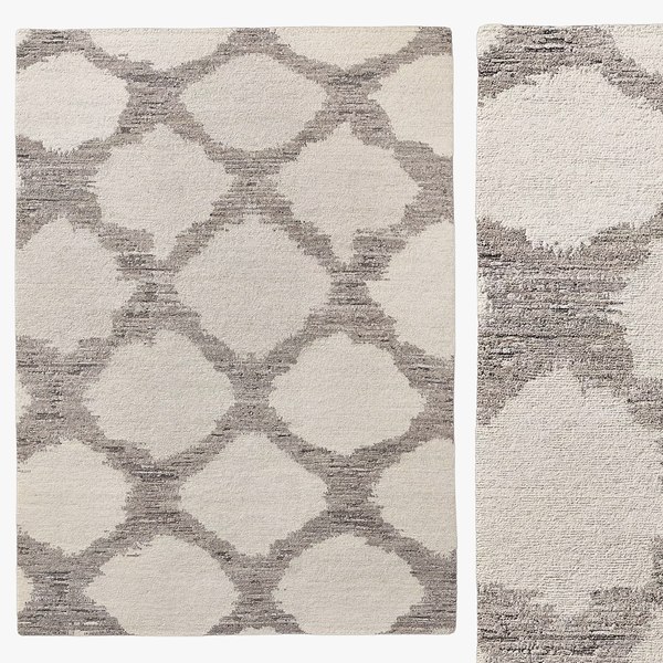 RANA HAND-KNOTTED WOOL RUG 3D - TurboSquid 1965248