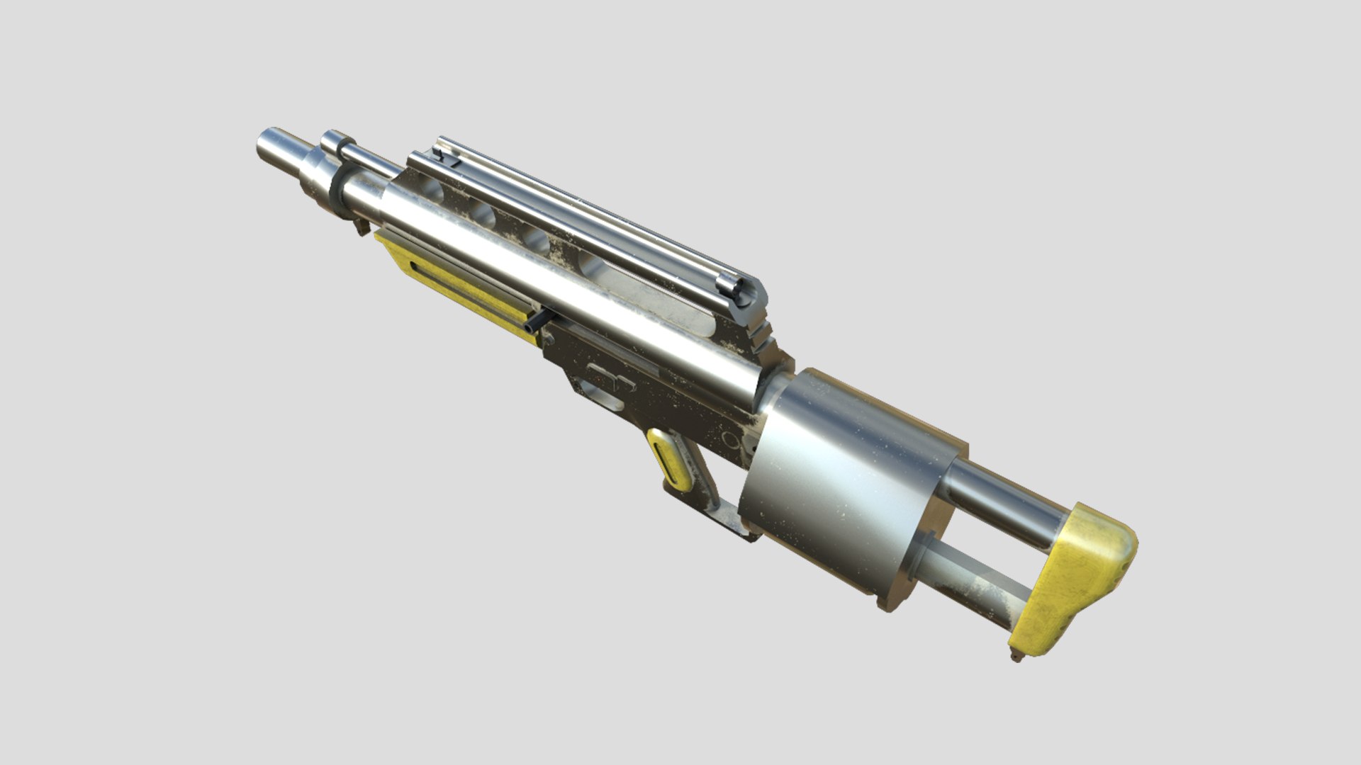 Slugger Gun II 3D Low Poly-Game Ready Gun Model- 012 3D - TurboSquid ...