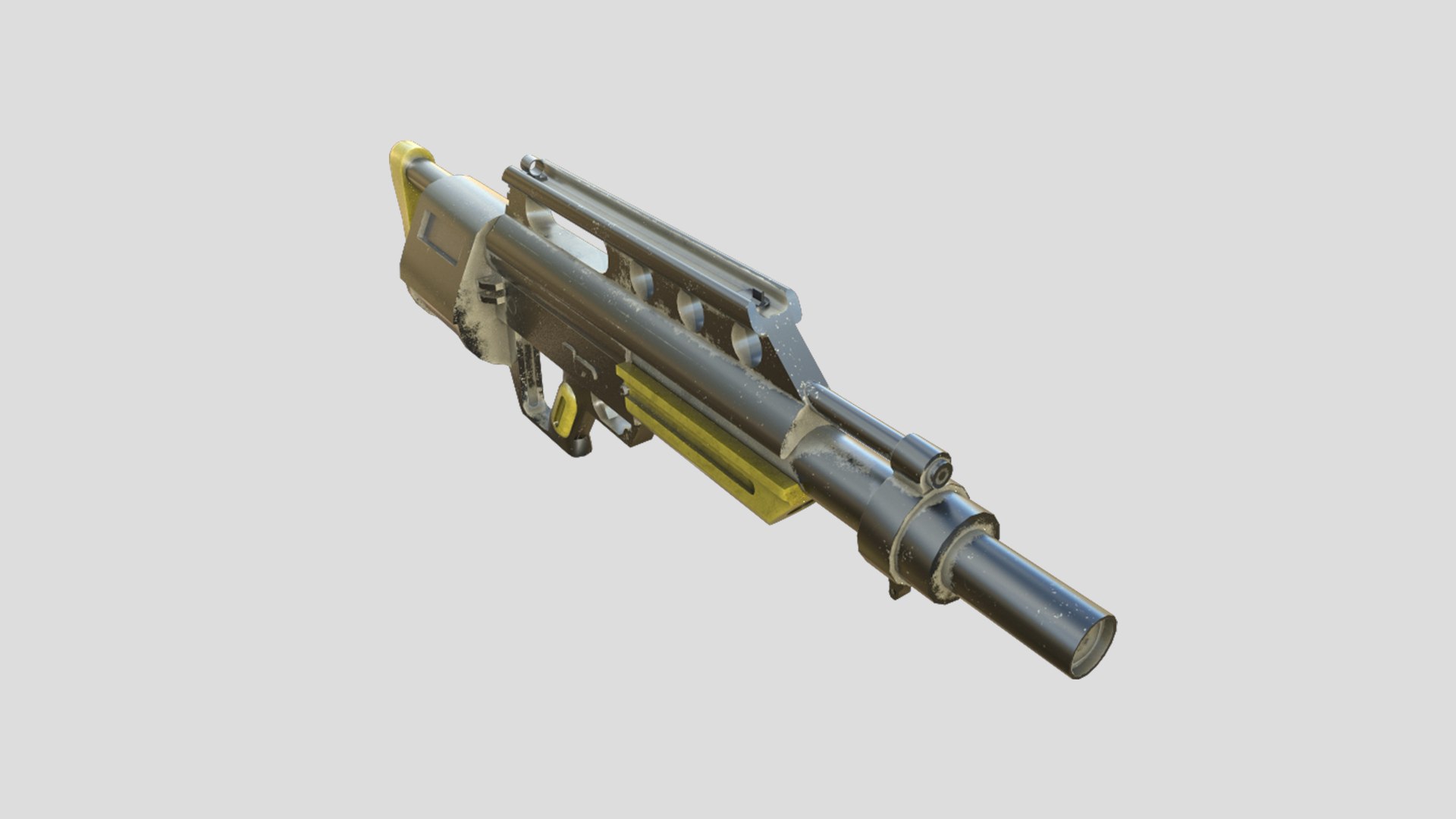 Slugger Gun II 3D Low Poly-Game Ready Gun Model- 012 3D - TurboSquid ...