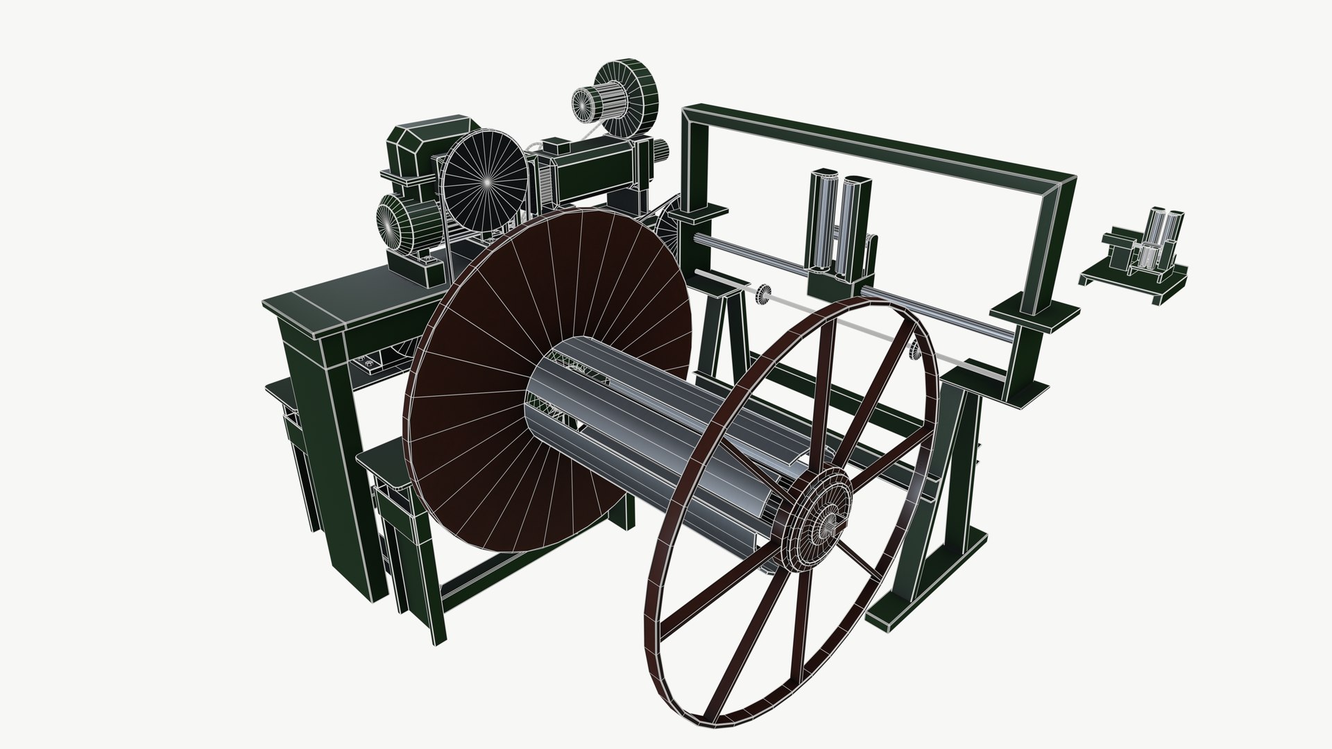 Aluminium Wire Rolling Mill 3D Model - TurboSquid 2269854