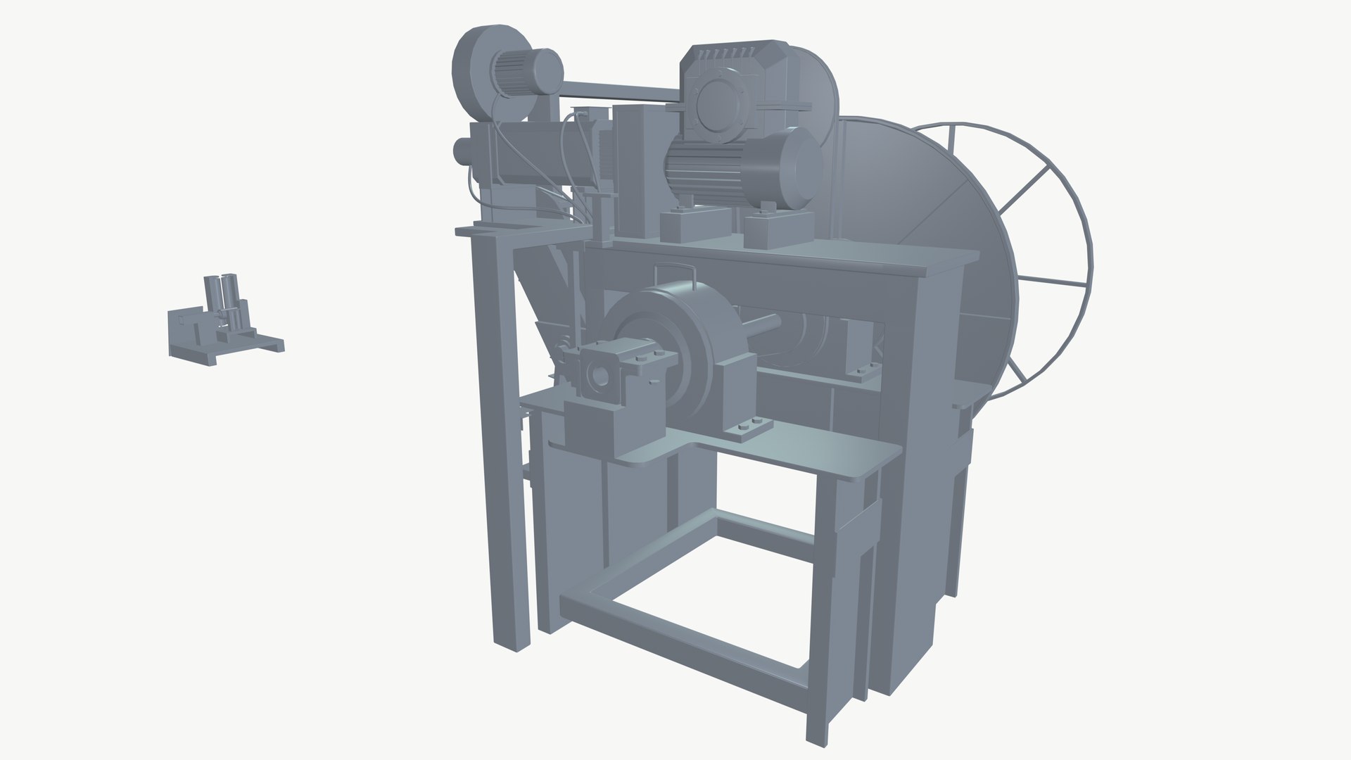 Aluminium Wire Rolling Mill 3D Model - TurboSquid 2269854