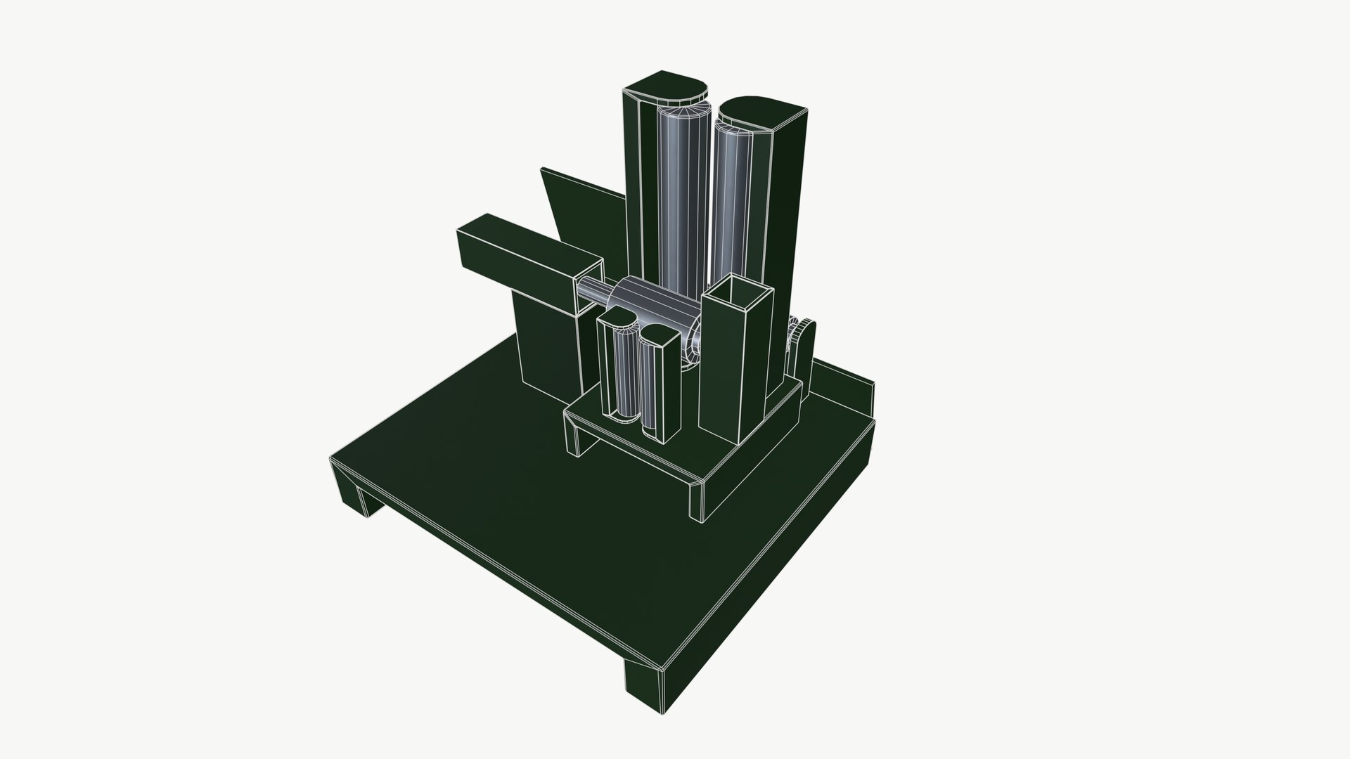 Aluminium Wire Rolling Mill 3D Model - TurboSquid 2269854