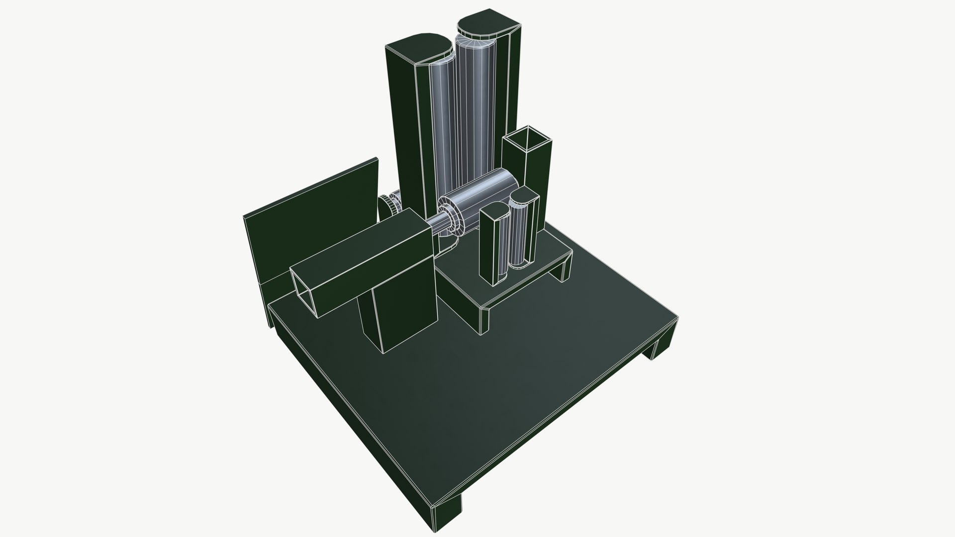 Aluminium Wire Rolling Mill 3D Model - TurboSquid 2269854