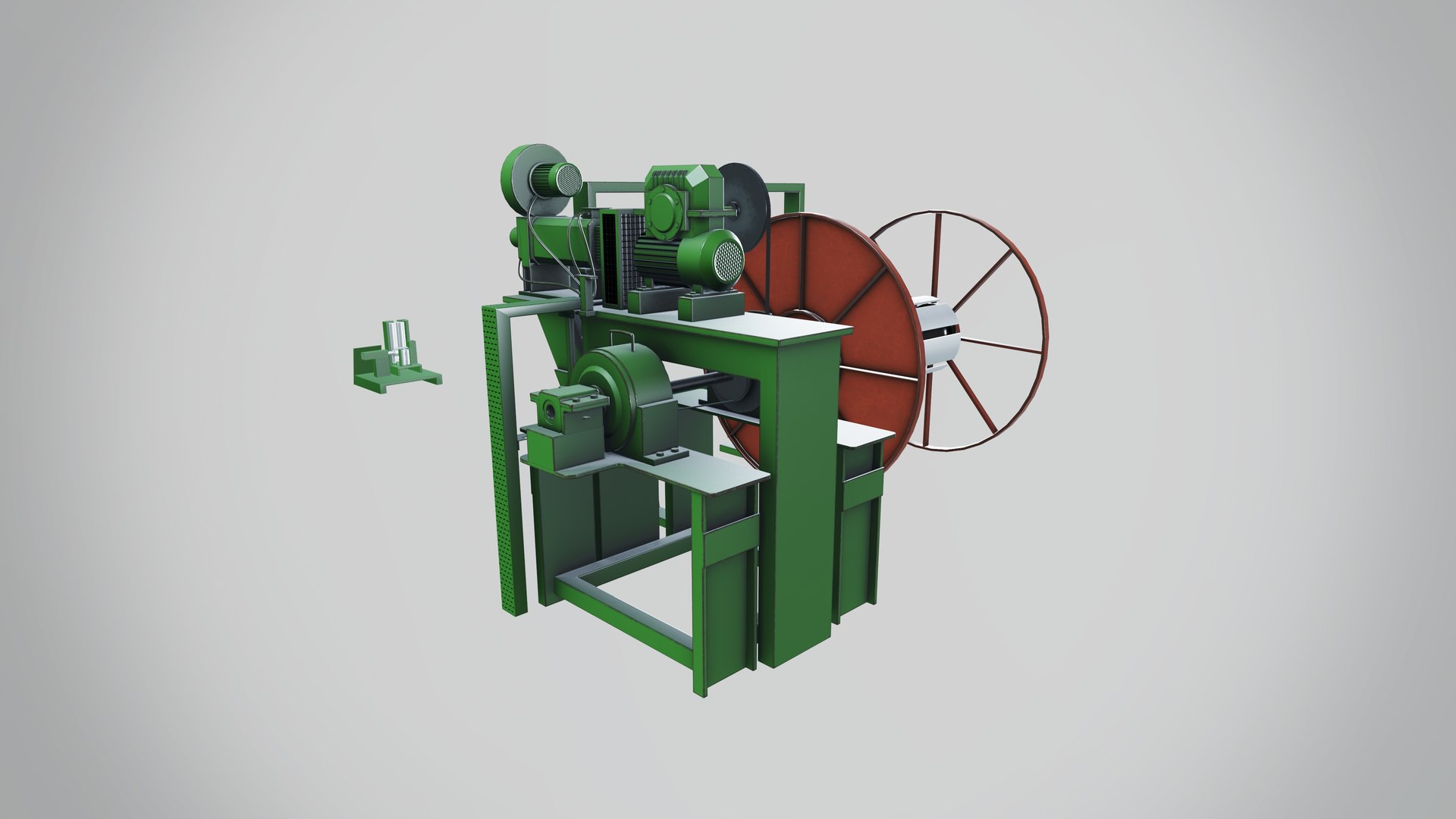 Aluminium Wire Rolling Mill 3D Model - TurboSquid 2269854