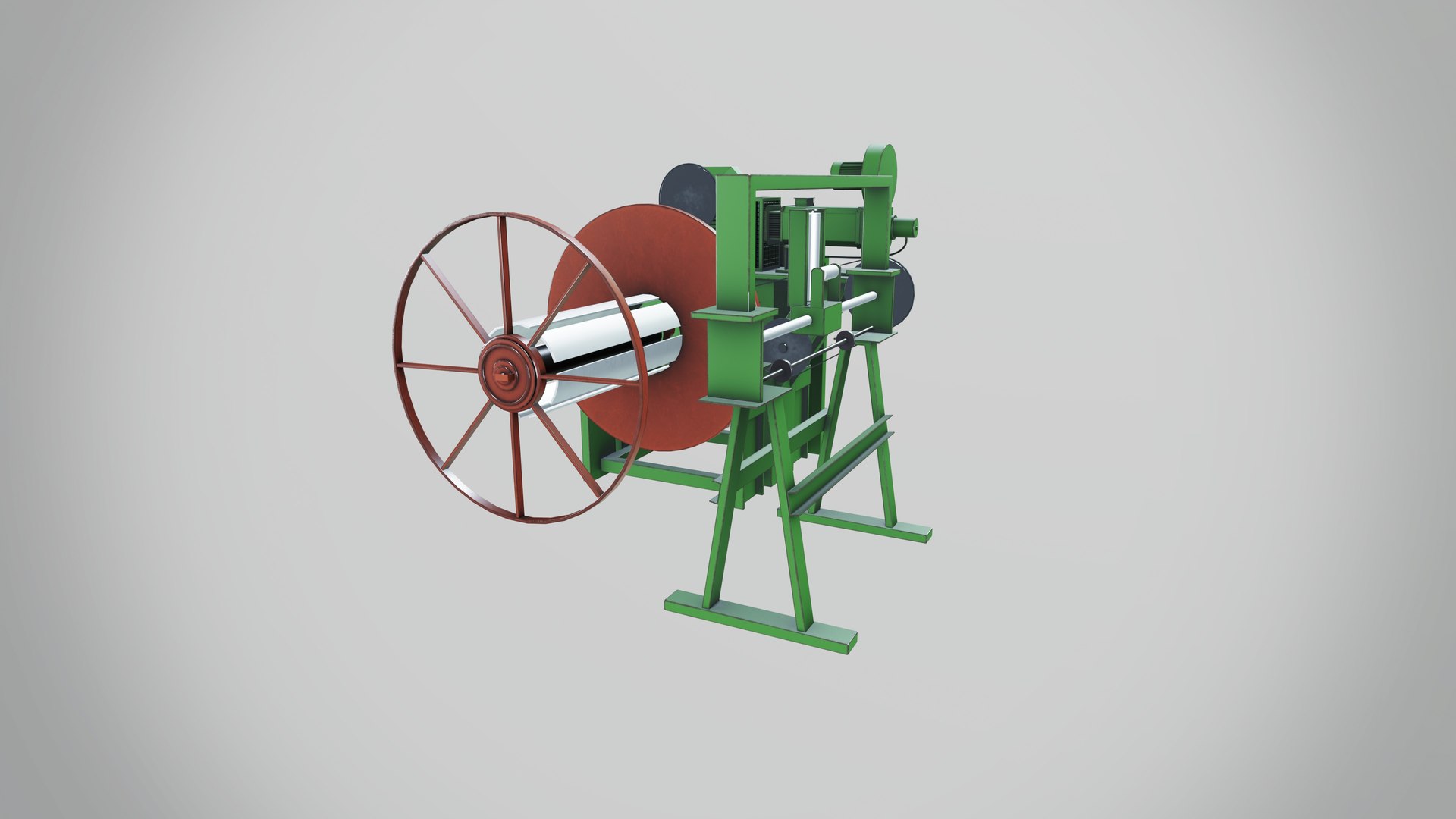 Aluminium Wire Rolling Mill 3D Model - TurboSquid 2269854
