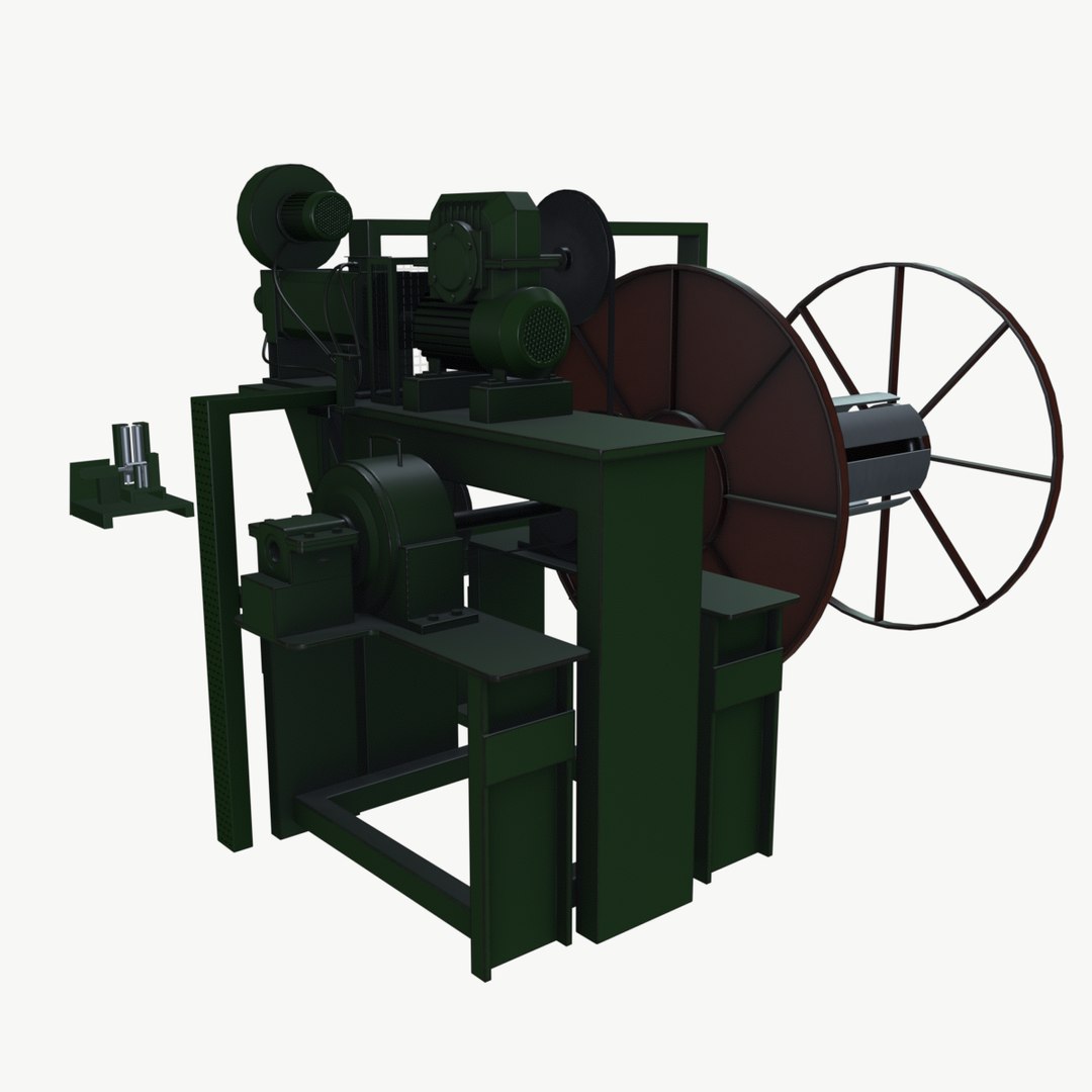 Aluminium Wire Rolling Mill 3D Model - TurboSquid 2269854