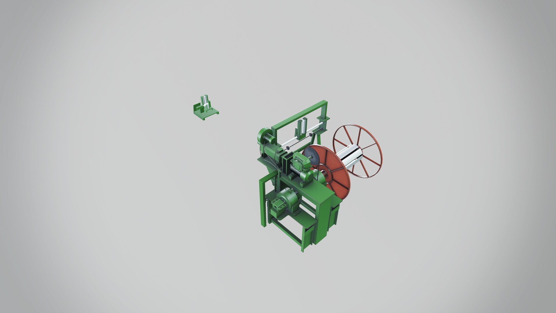 Aluminium Wire Rolling Mill 3D Model - TurboSquid 2269854