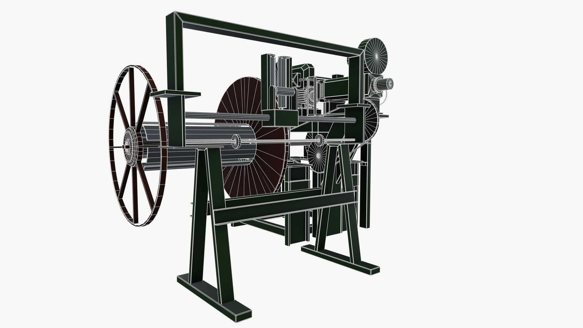 Aluminium Wire Rolling Mill 3D Model - TurboSquid 2269854