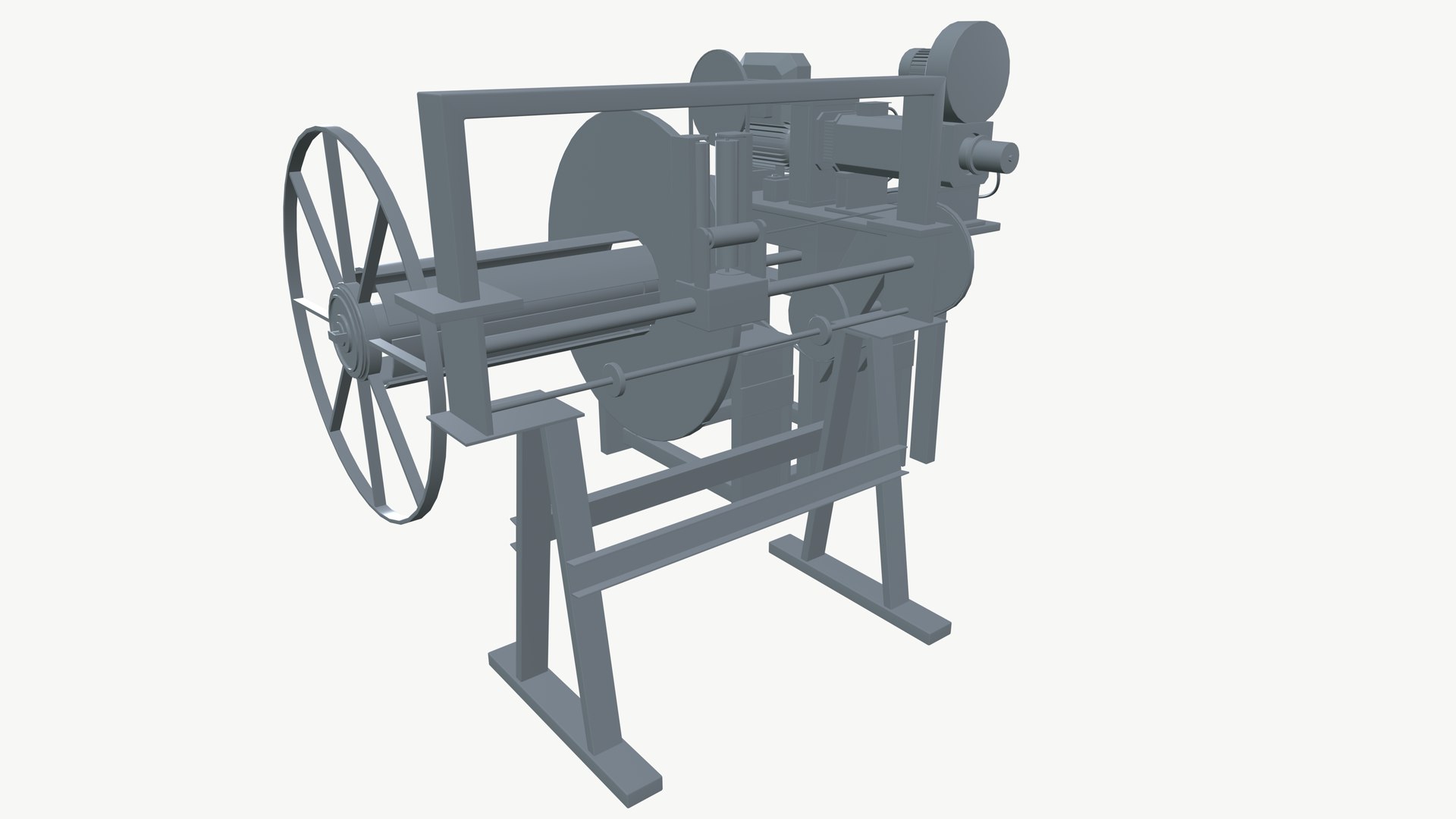 Aluminium Wire Rolling Mill 3D Model - TurboSquid 2269854