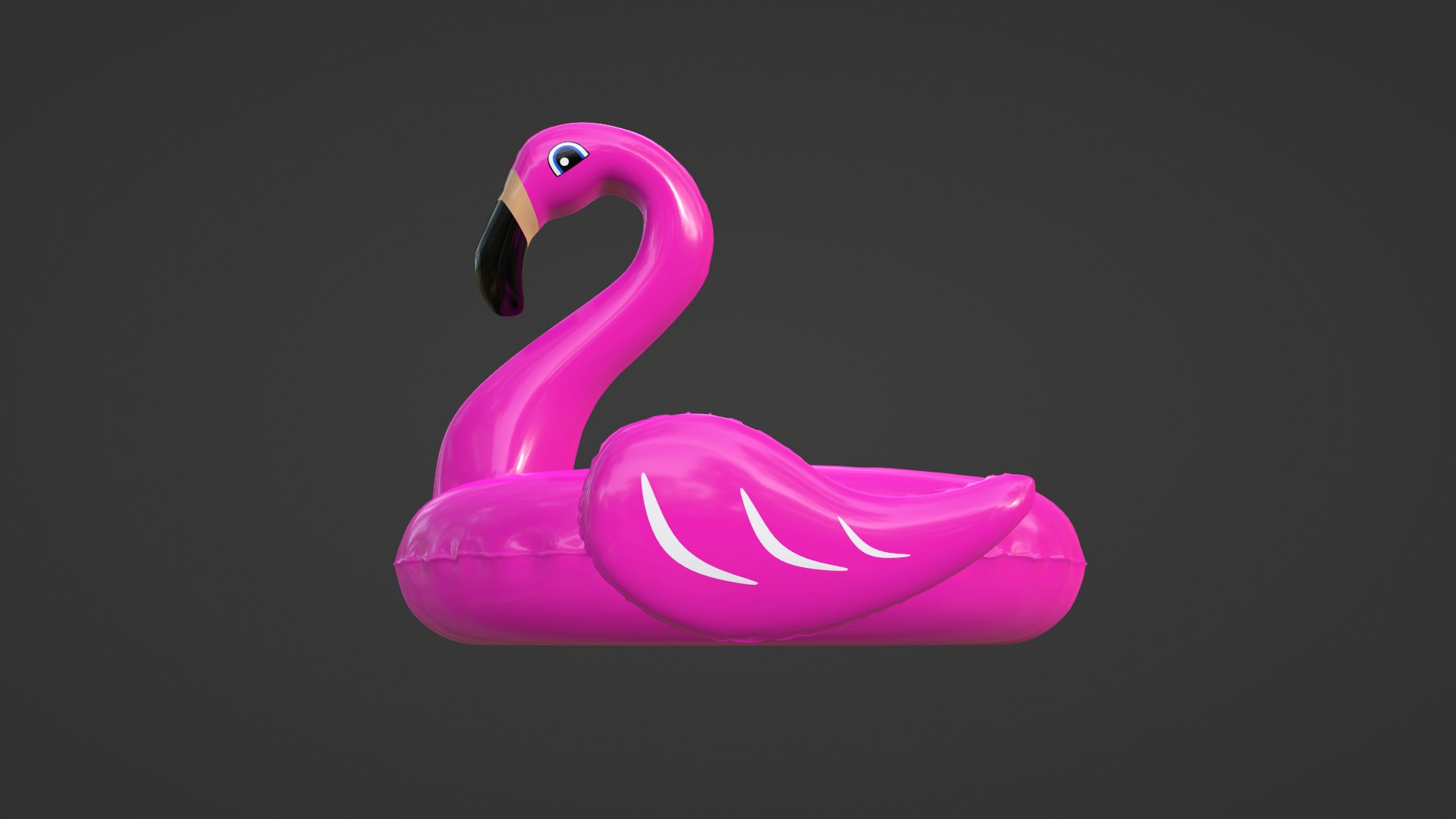 Inflatable Pink Flamingo Toy 3D - TurboSquid 2078763