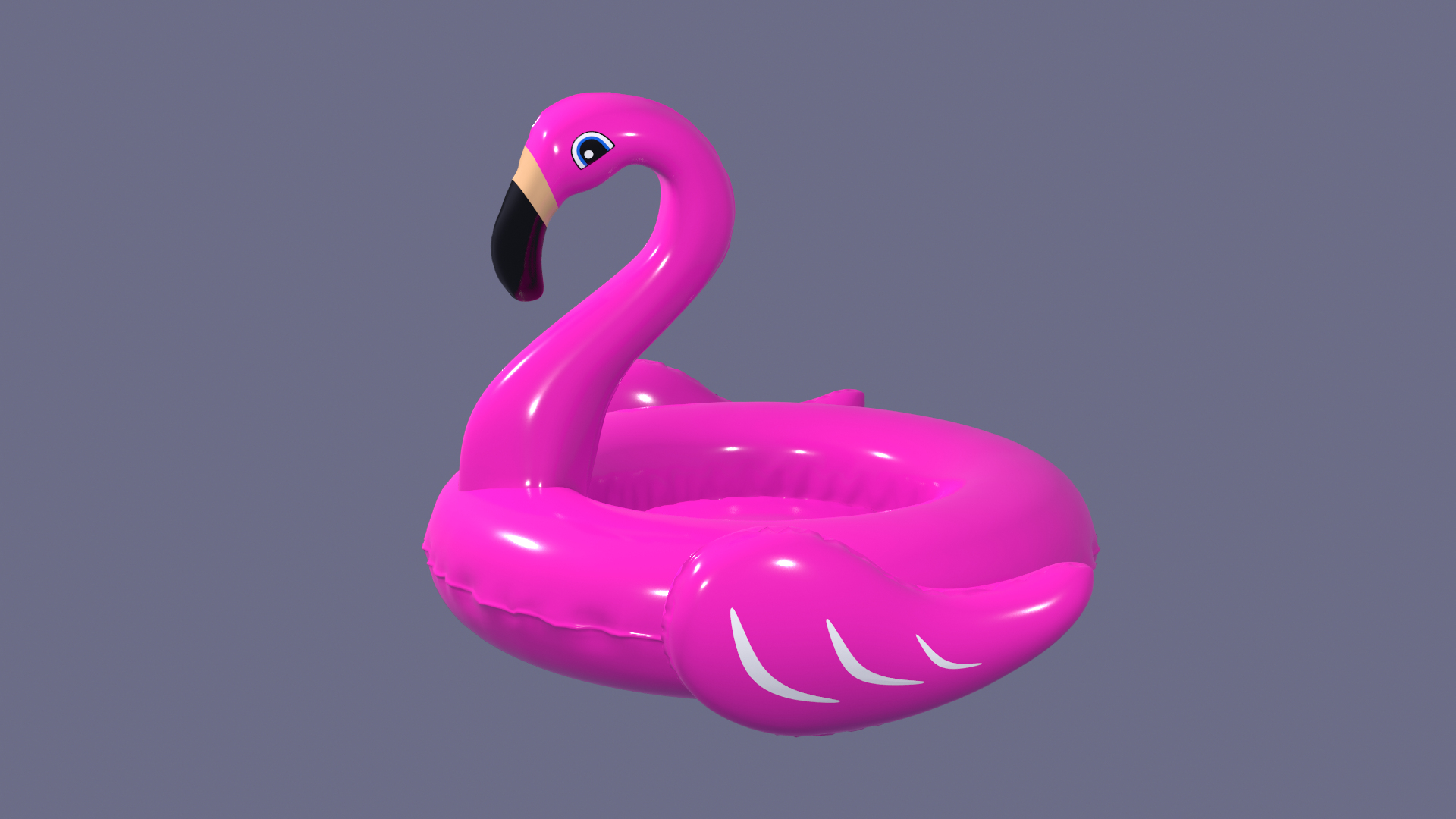 Inflatable Pink Flamingo Toy 3D - TurboSquid 2078763