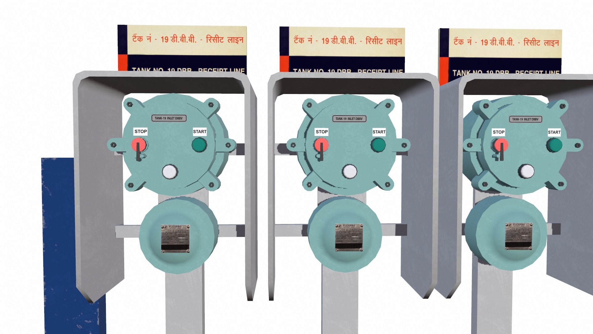 Oil Tank Control Panels 3D Model - TurboSquid 2337487