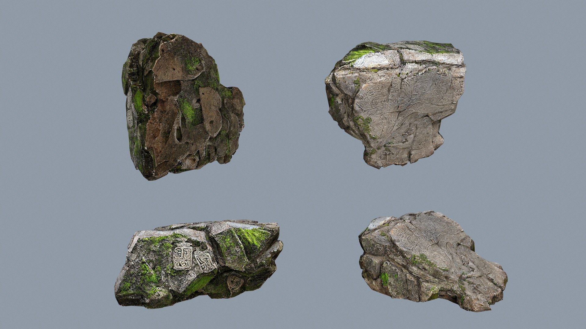 Maya Rocks 3D Model - TurboSquid 2256544