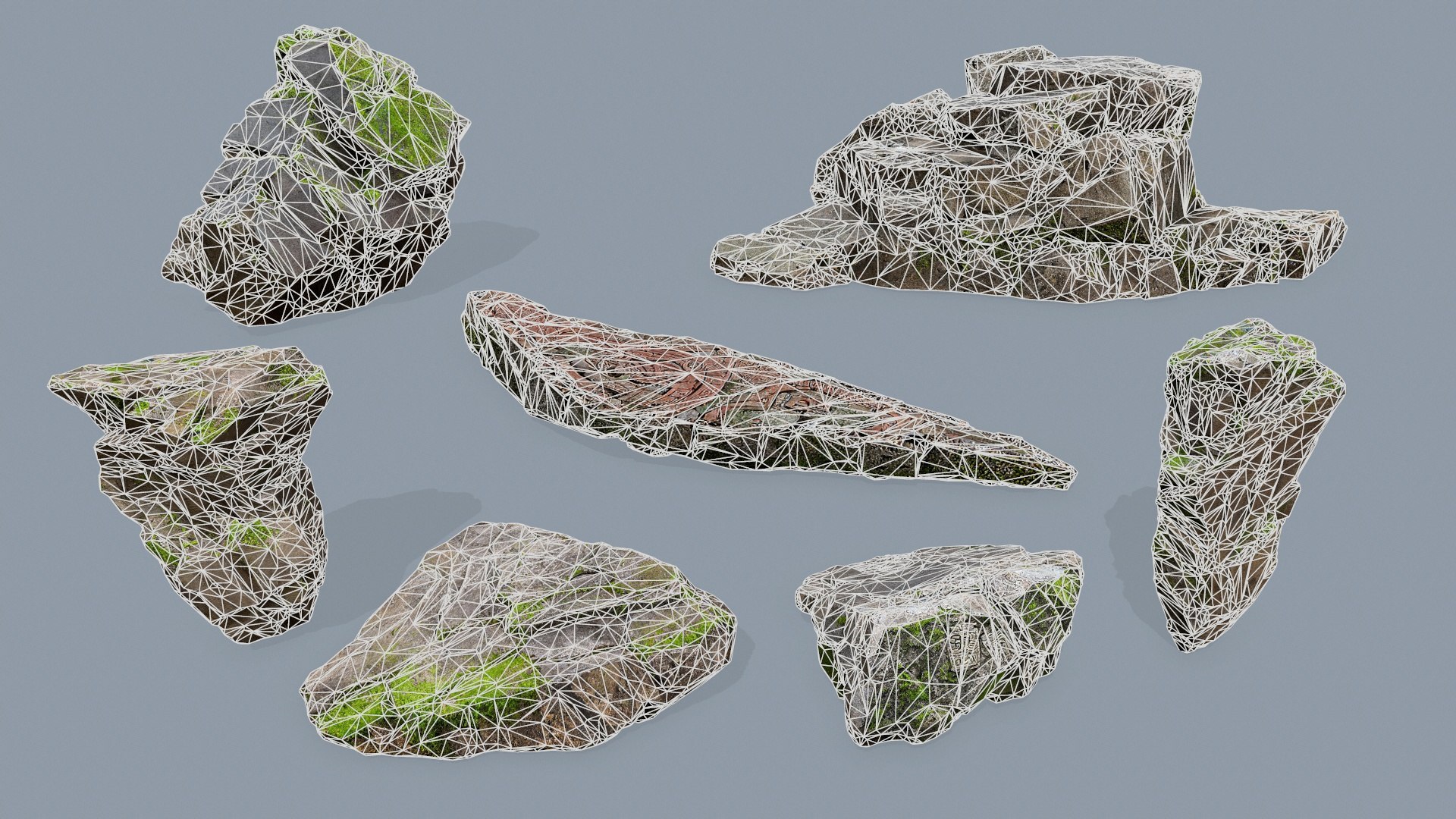 Maya Rocks 3D Model - TurboSquid 2256544