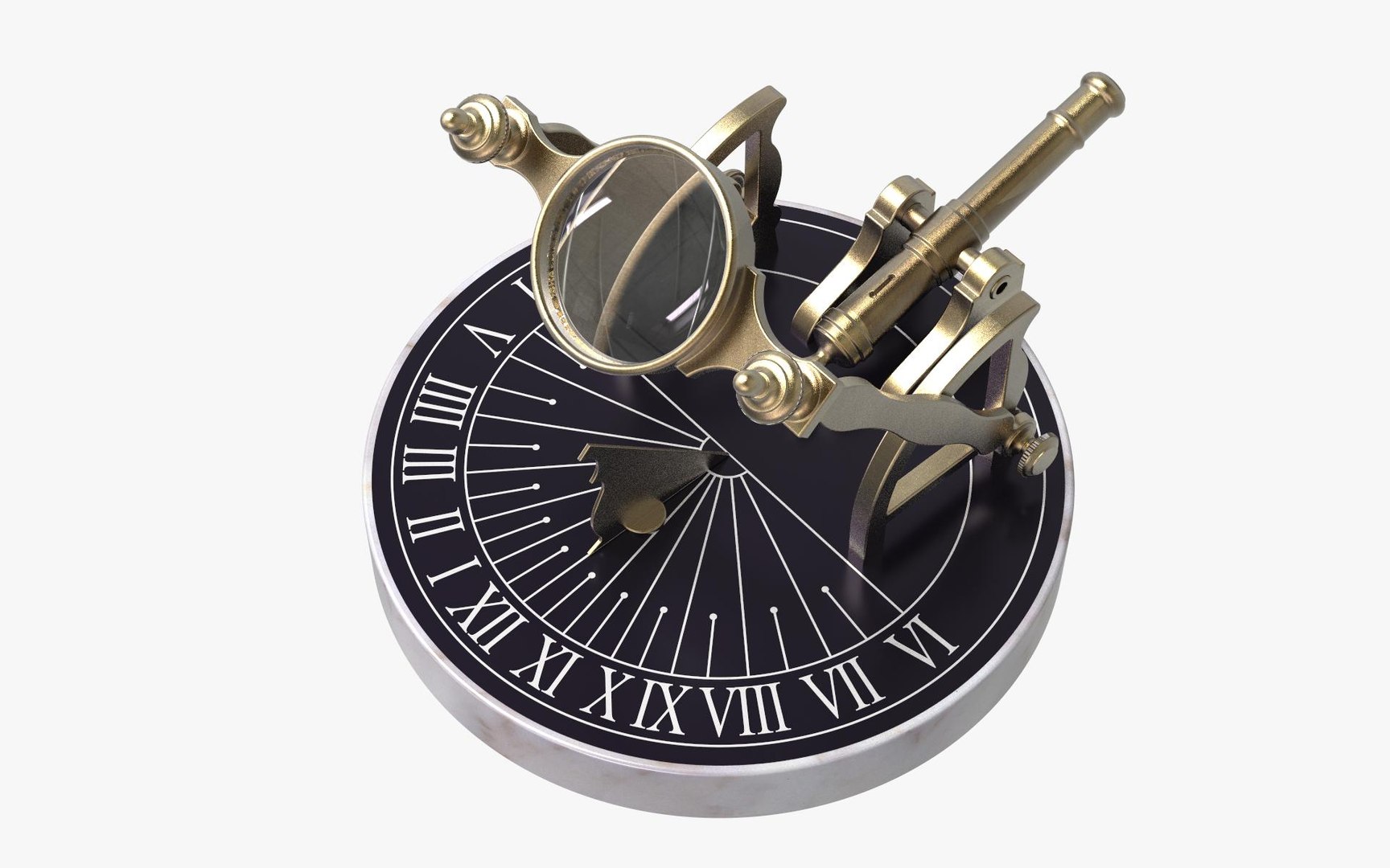 Sundial Cannon 3D Model - TurboSquid 2351629