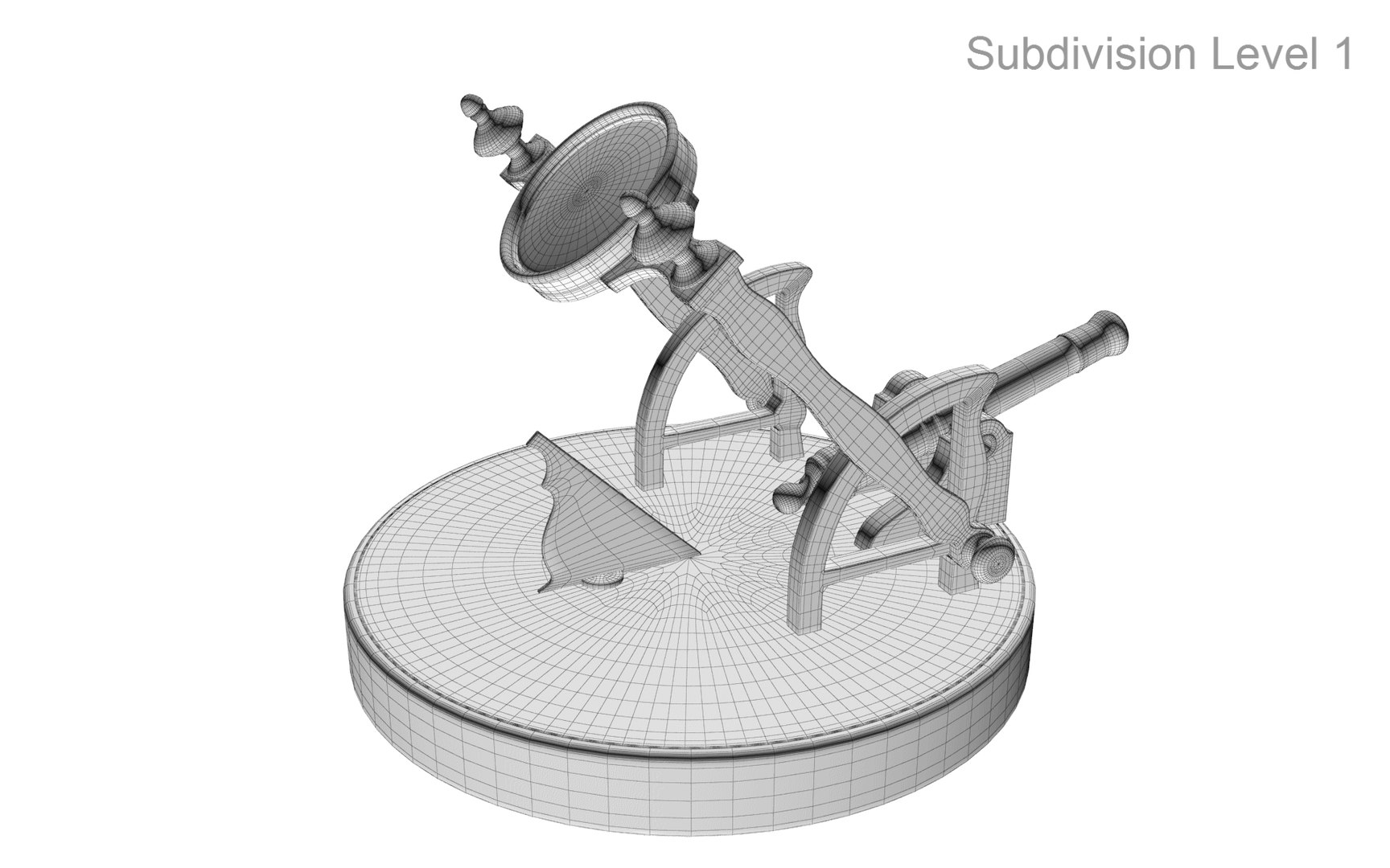 Sundial Cannon 3D Model - TurboSquid 2351629