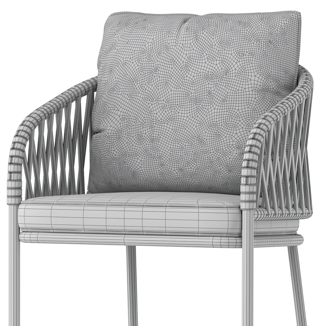 3D Model Sette Garden Niko Bar Chair - TurboSquid 2048651