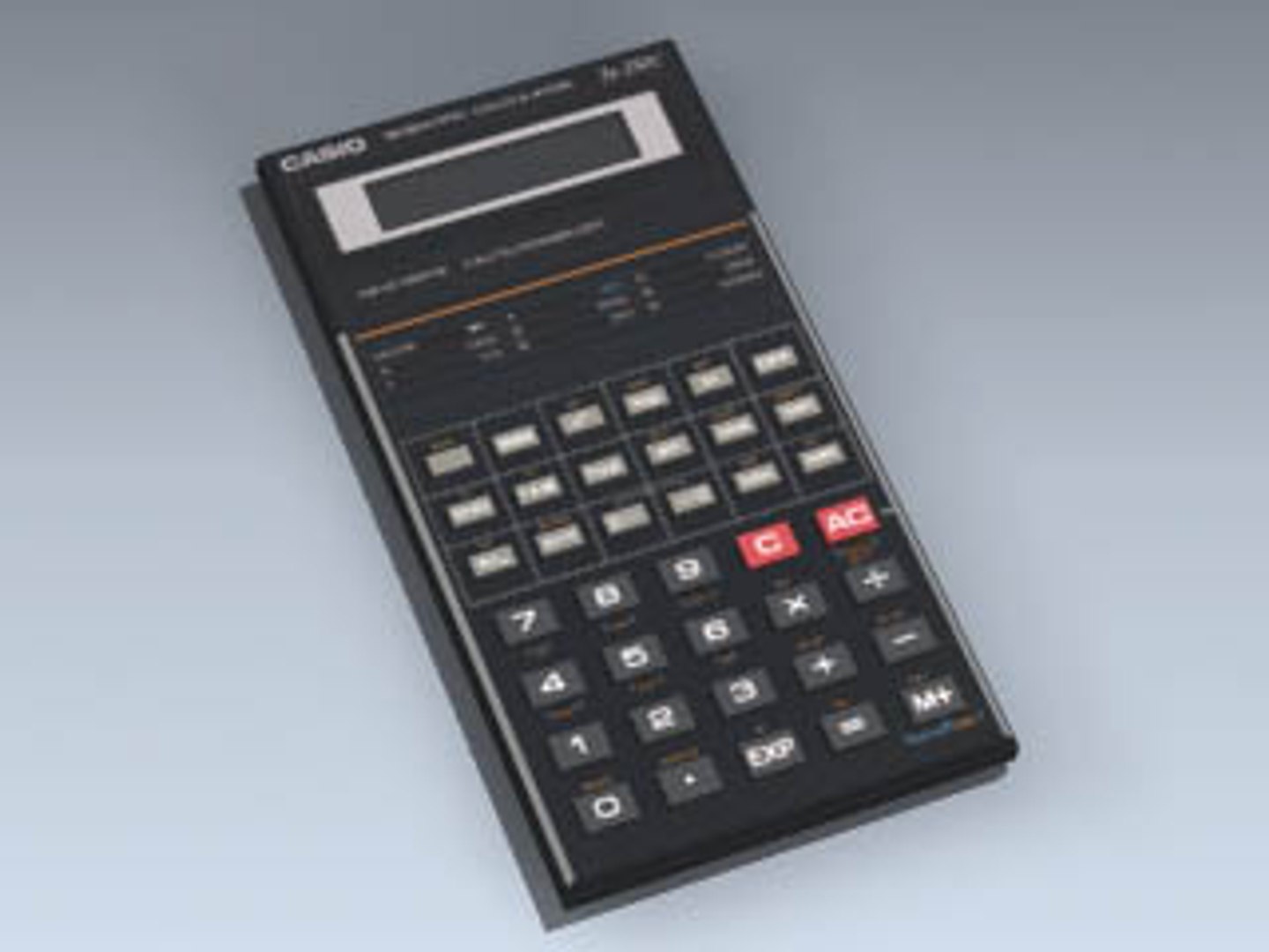 Scientific Calculator 3d Model
