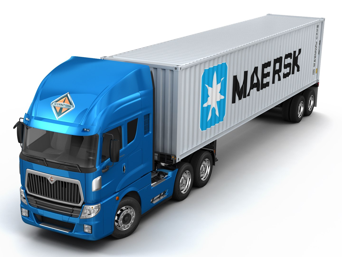 International Aerostar Container 3d Model