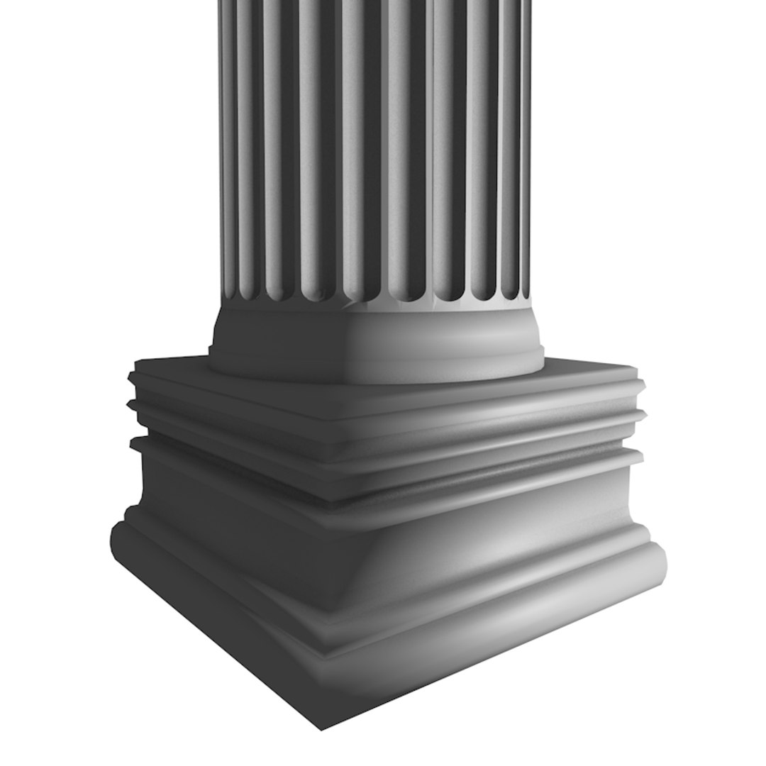Ionic Column 3d Model