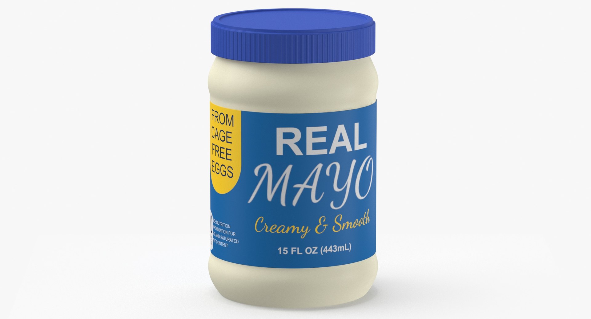 3D Mayo Sauce Blank And Generic Label - TurboSquid 2071641