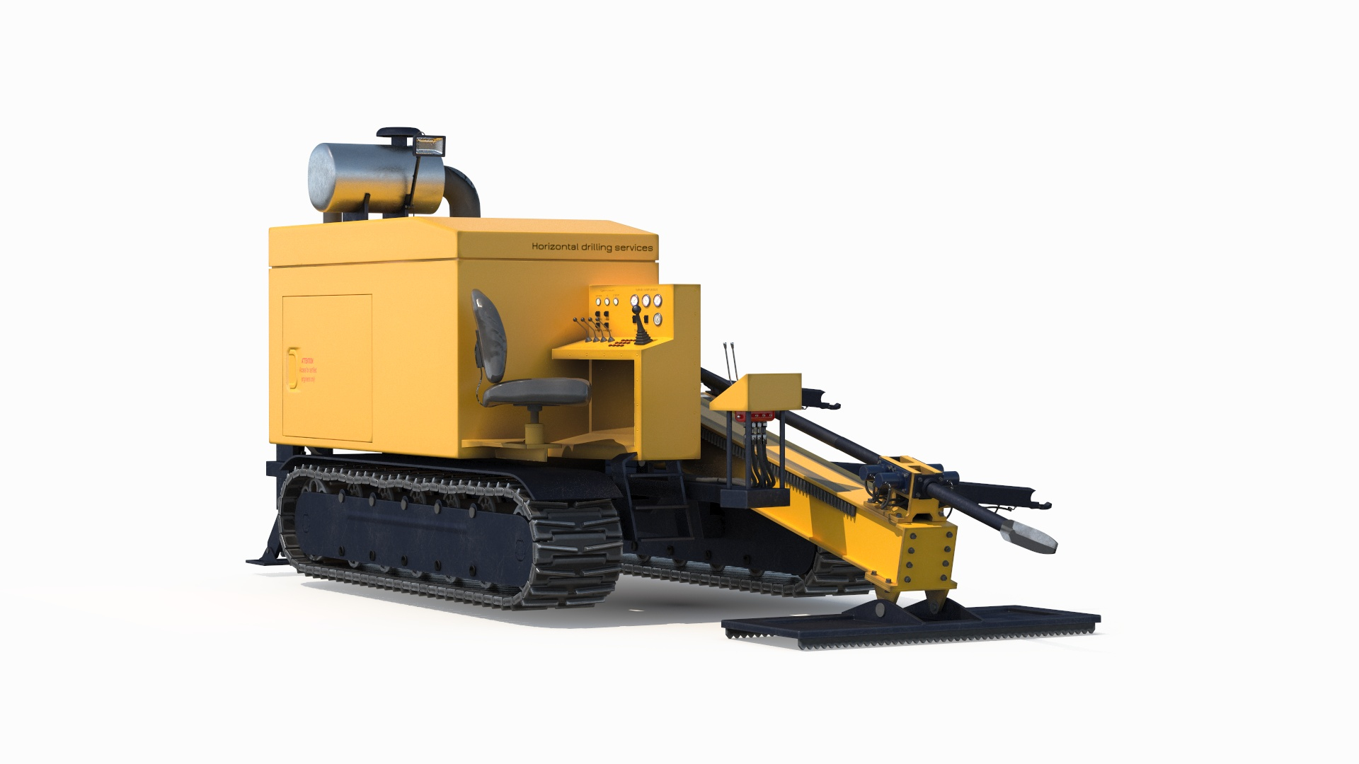 Horizontal Boring Rig 3D Model - TurboSquid 2302596