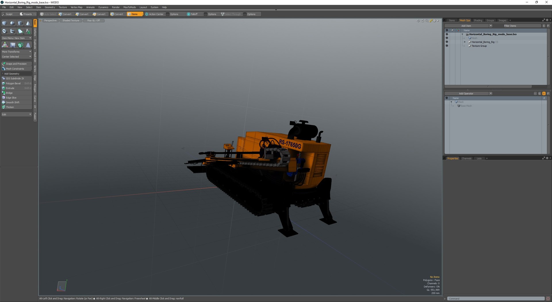 Horizontal Boring Rig 3D Model - TurboSquid 2302596